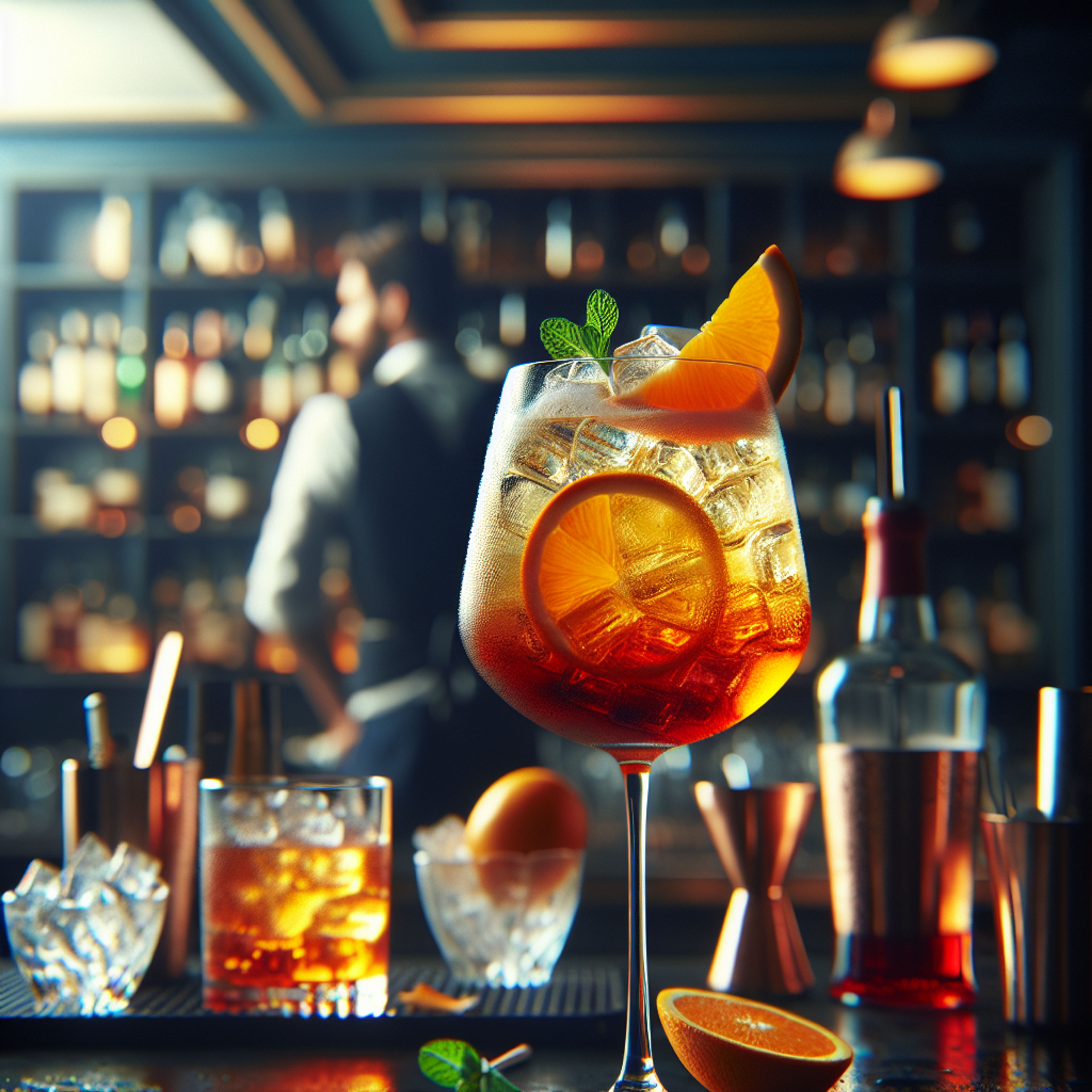 Portside Sunset Spritz, vibrant and refreshing take on the classic ...