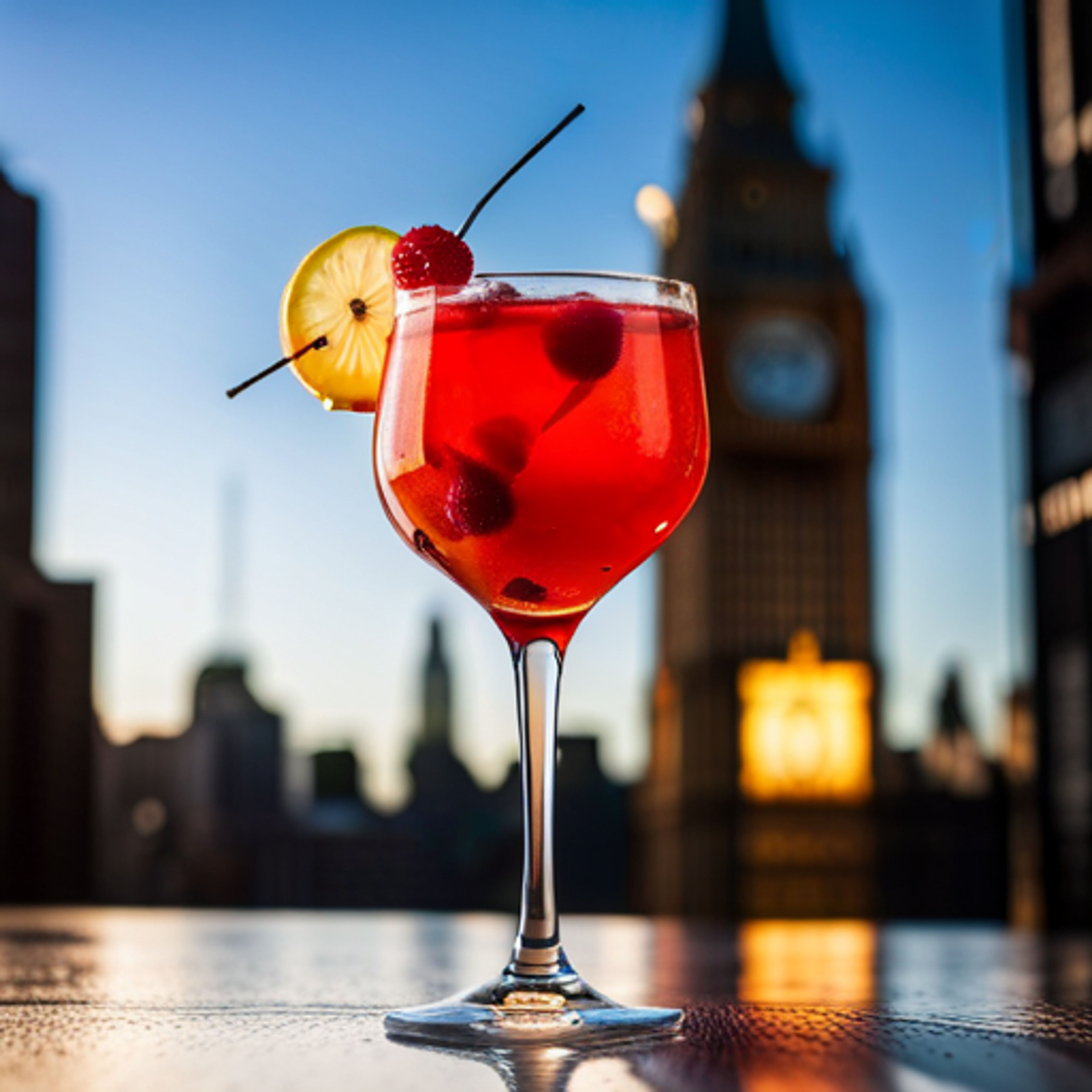 Raspberry Fresh Fizz, Bubbly, refreshing cocktail with raspberries ...