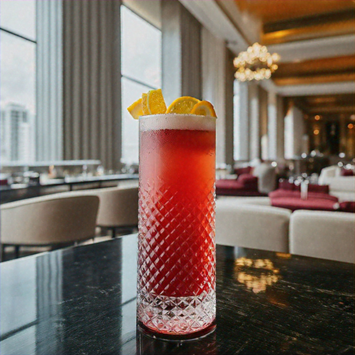 Raspberry Sunshine, Vibrant and refreshing cocktail with Campari ...