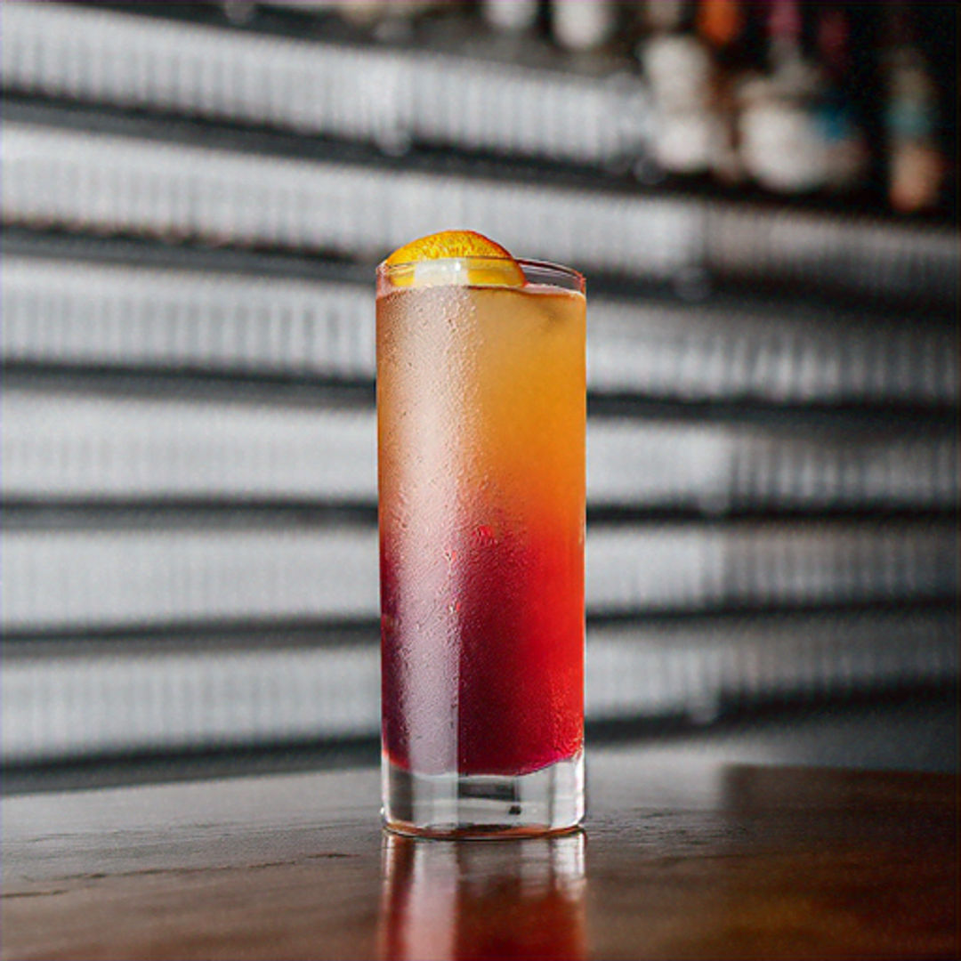 Roaring Golden Flapper Punch, Vibrant 1920's inspired cocktail with ...