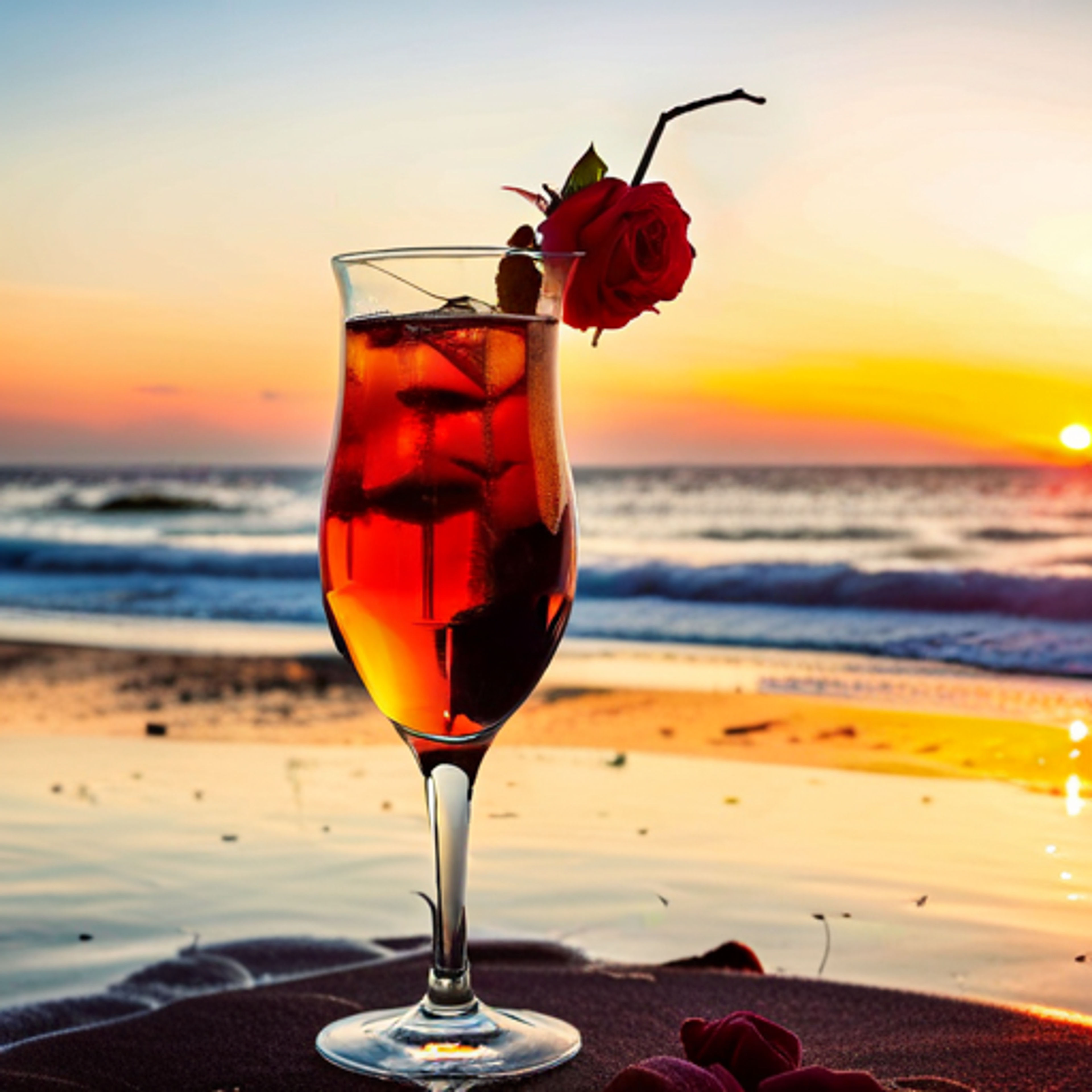 Rosy Velvet Elixir, Rose and berry vodka cocktail with citrus finish