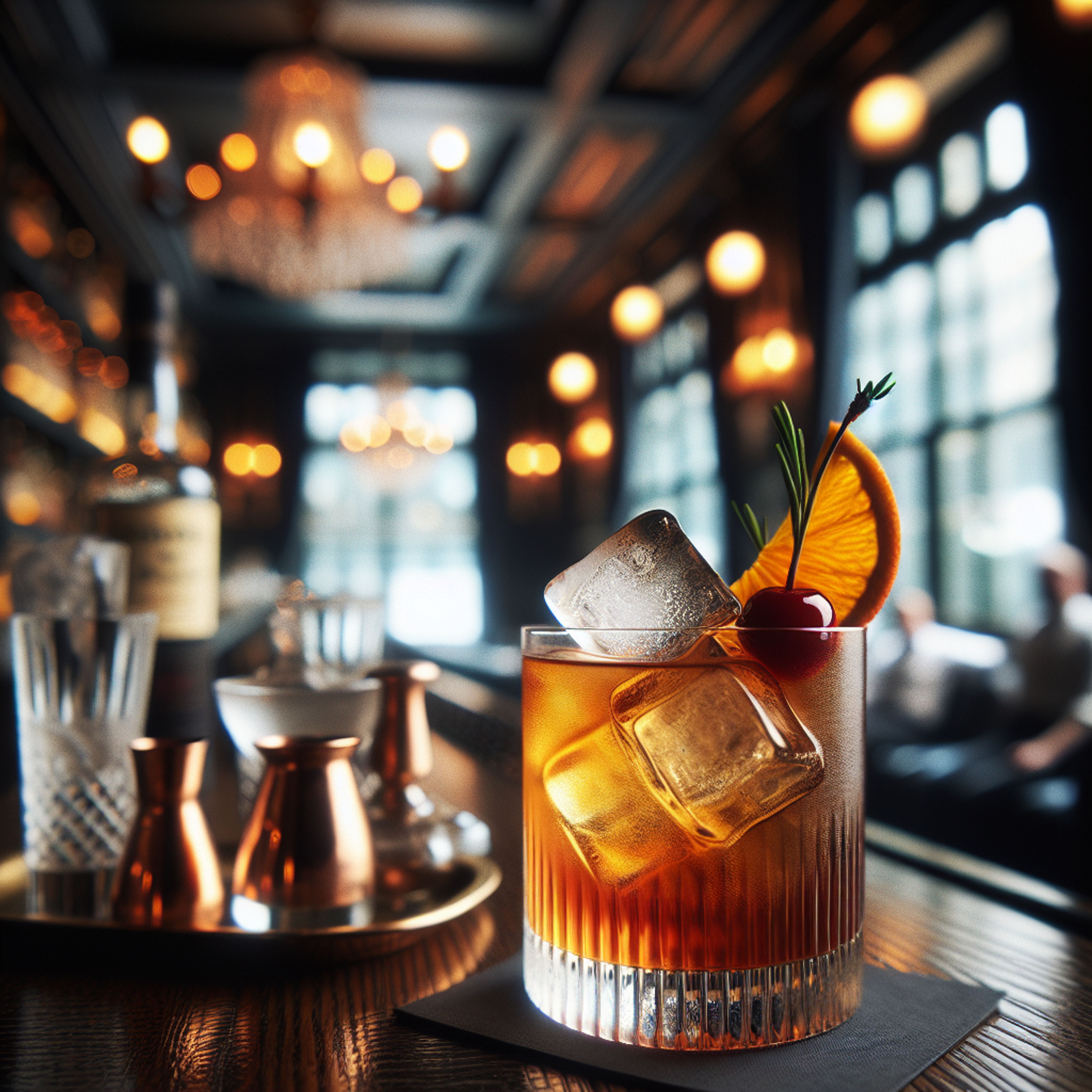 Rye Révolution, A modern twist on the classic Old Fashioned cocktail
