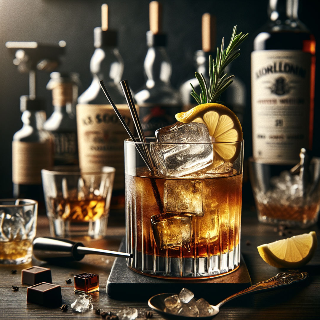 Sip on the Rocks Reverie, Classic and contemporary cocktail with bold ...