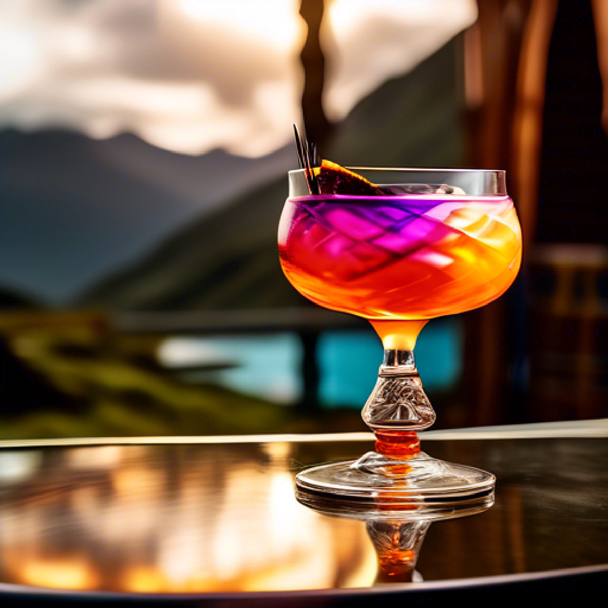 Skye's Inferno, Robust, spirit-forward cocktail with smoky and earthy ...