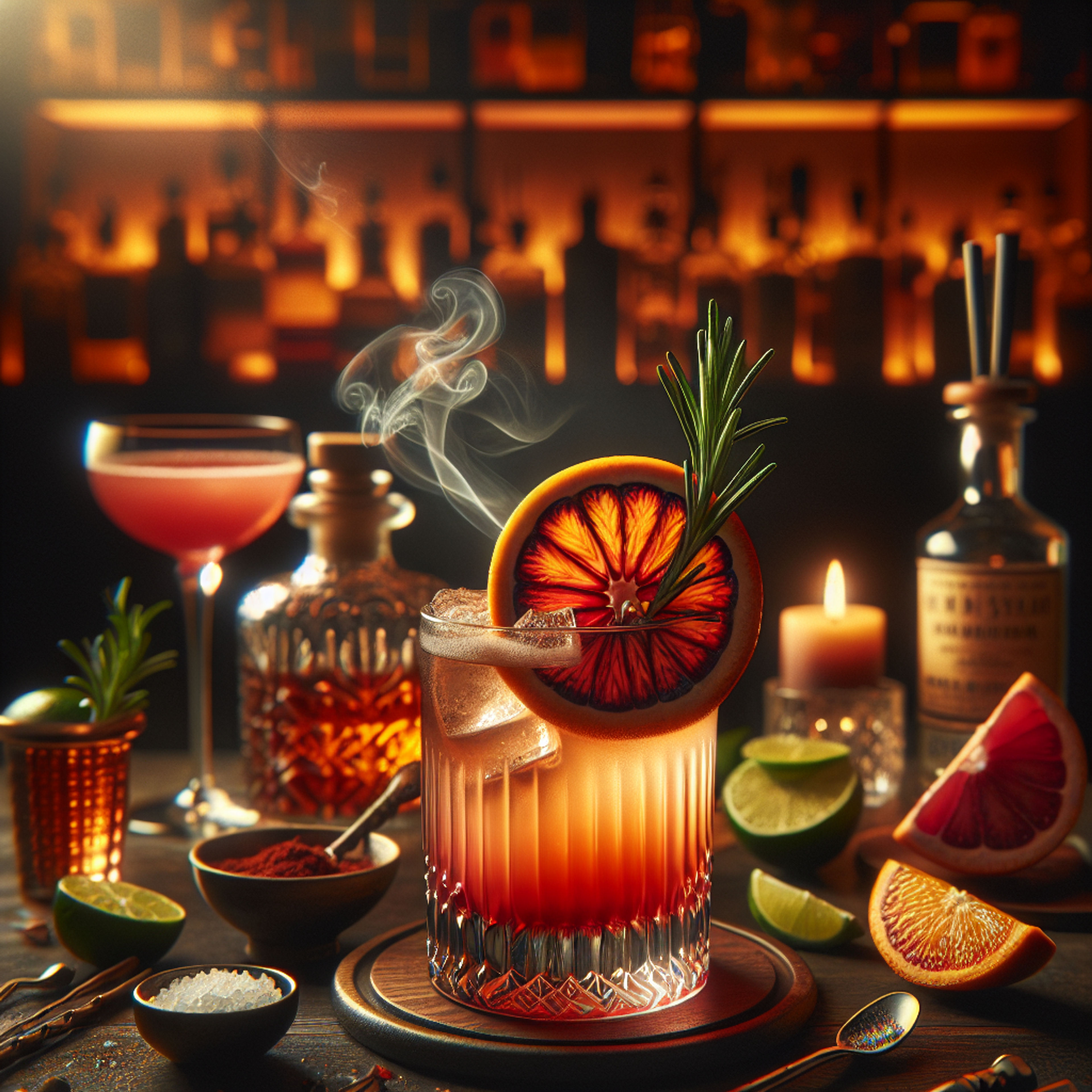 Smoky Citrus Sunset Paloma, Smoky Citrus Sunset Paloma, a fresh twist on the classic