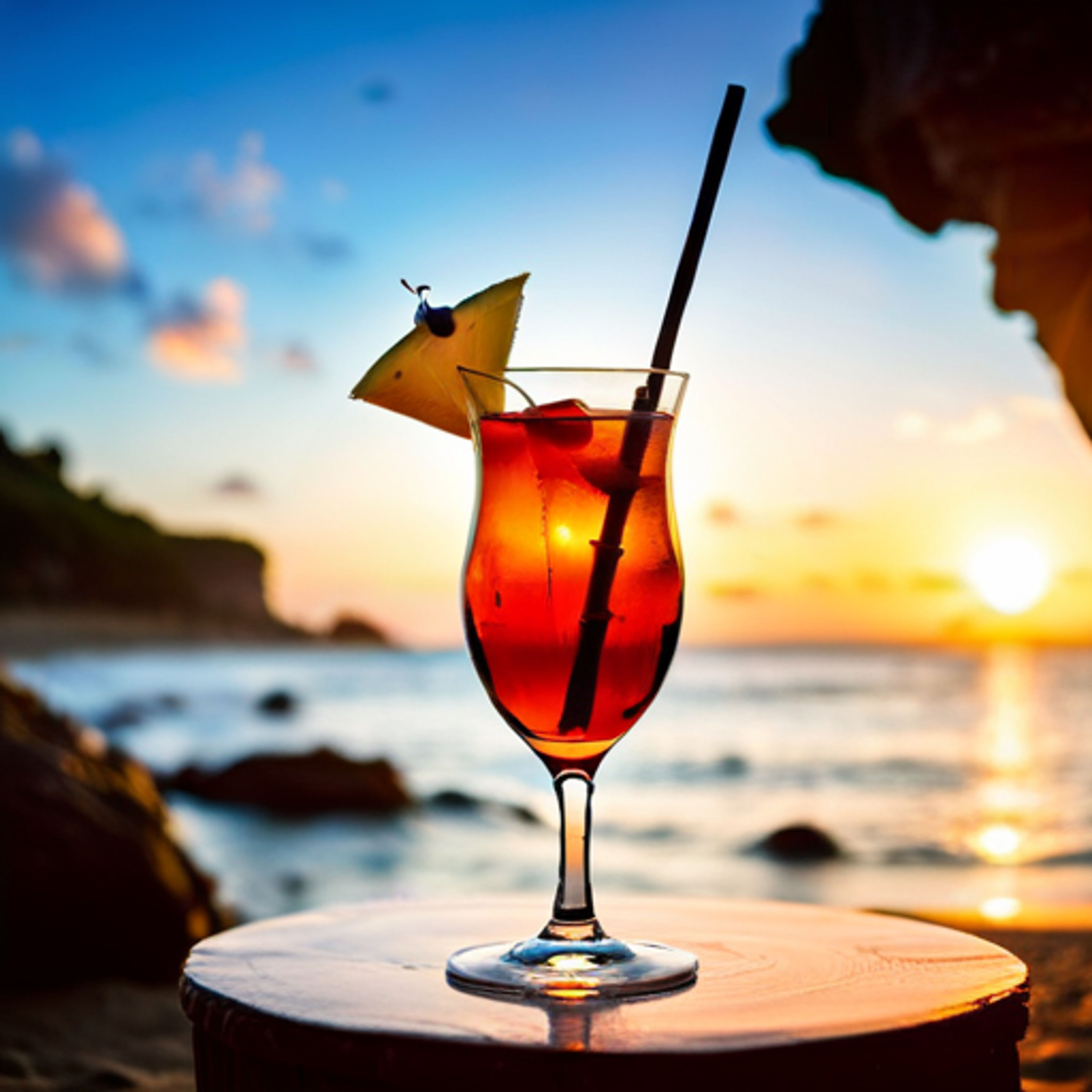 Soleil Rouge, Cocktail original avec gin, sirop de poivron et saveurs ...