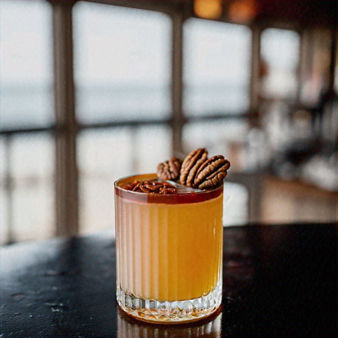 Southern Winter Solstice, Southern winter cocktail with tequila, pecans ...