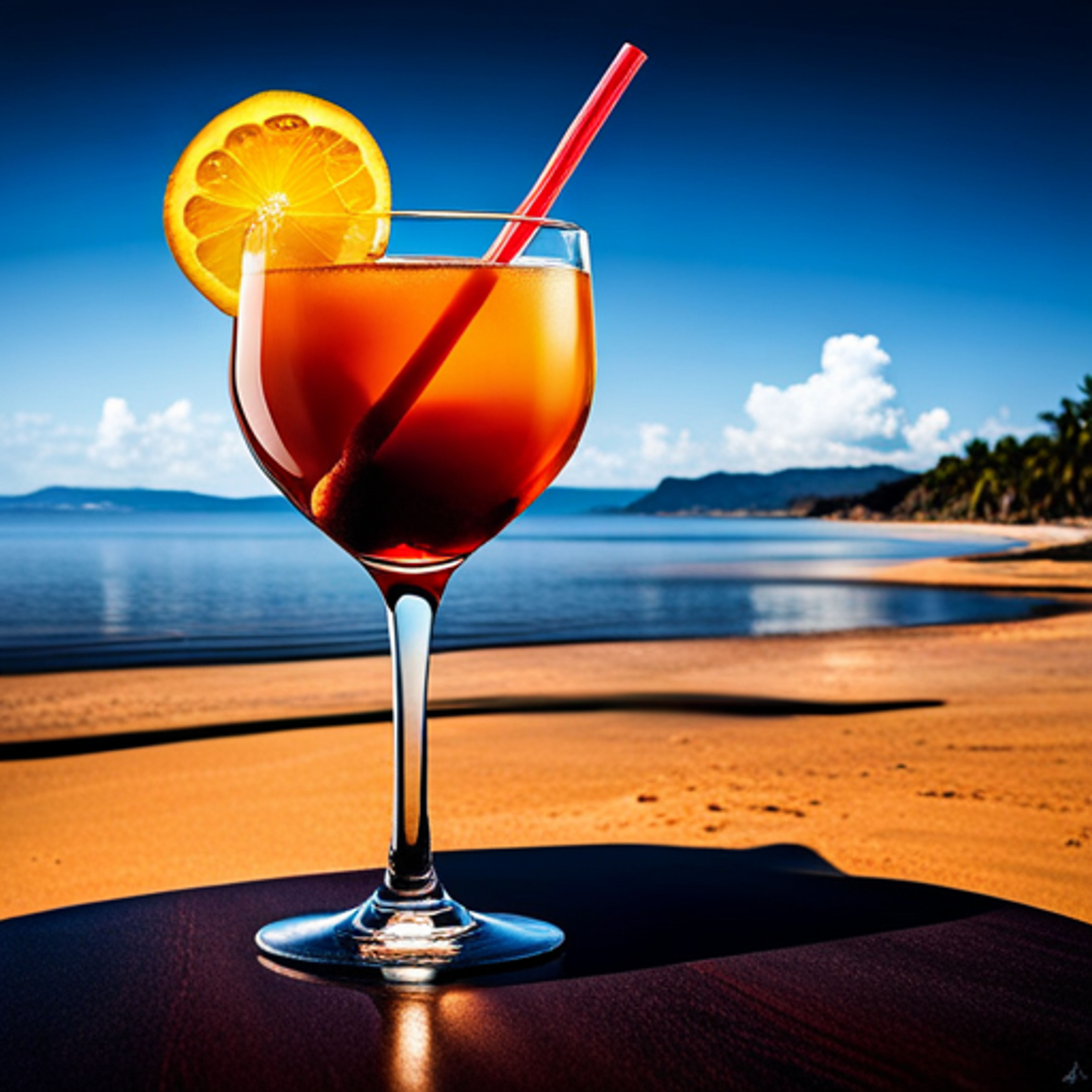 Spicy Amaretto Inferno, Bold and tantalizing cocktail with sweet almond ...