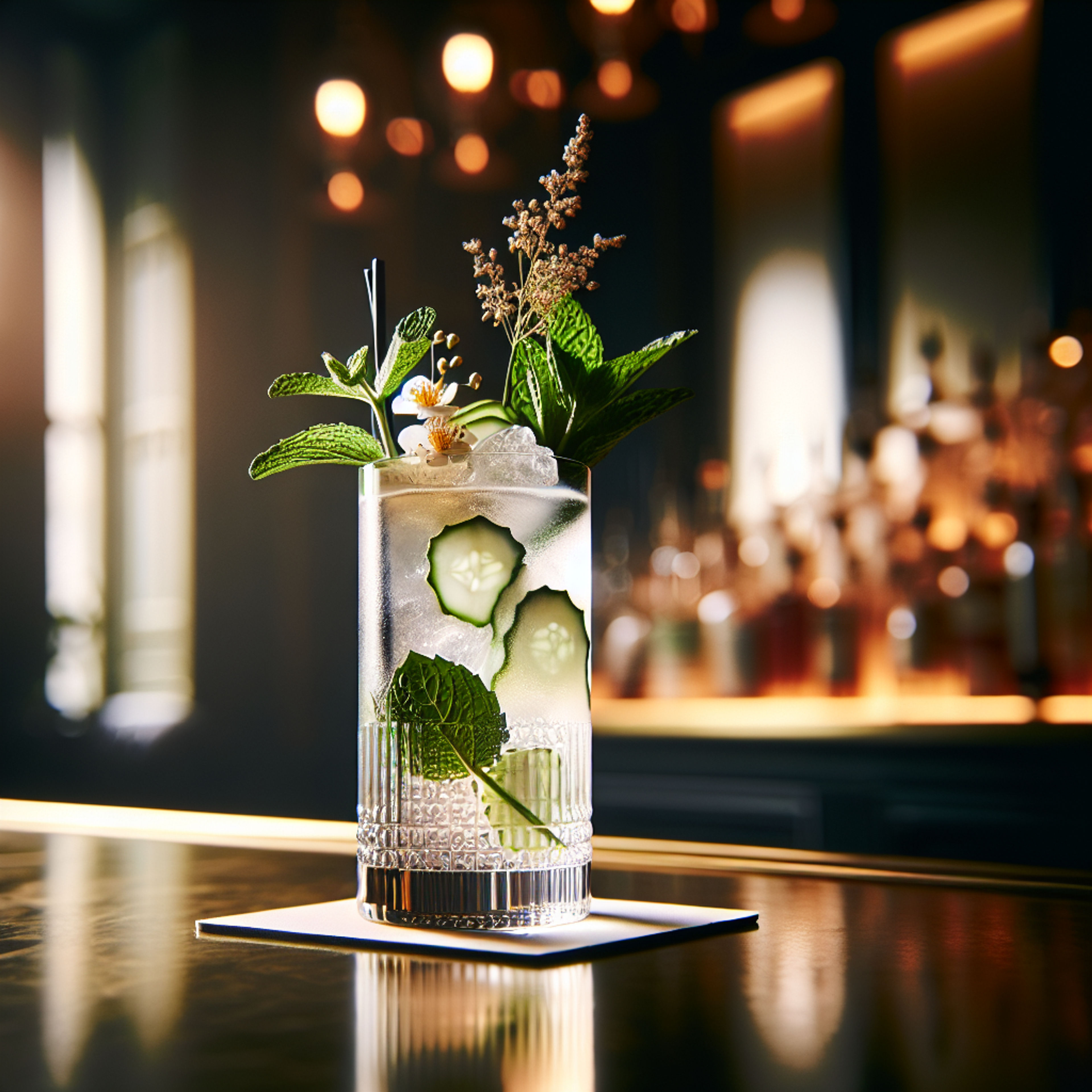 Spring Bloom Fizz, Delightful essence of spring in a glass