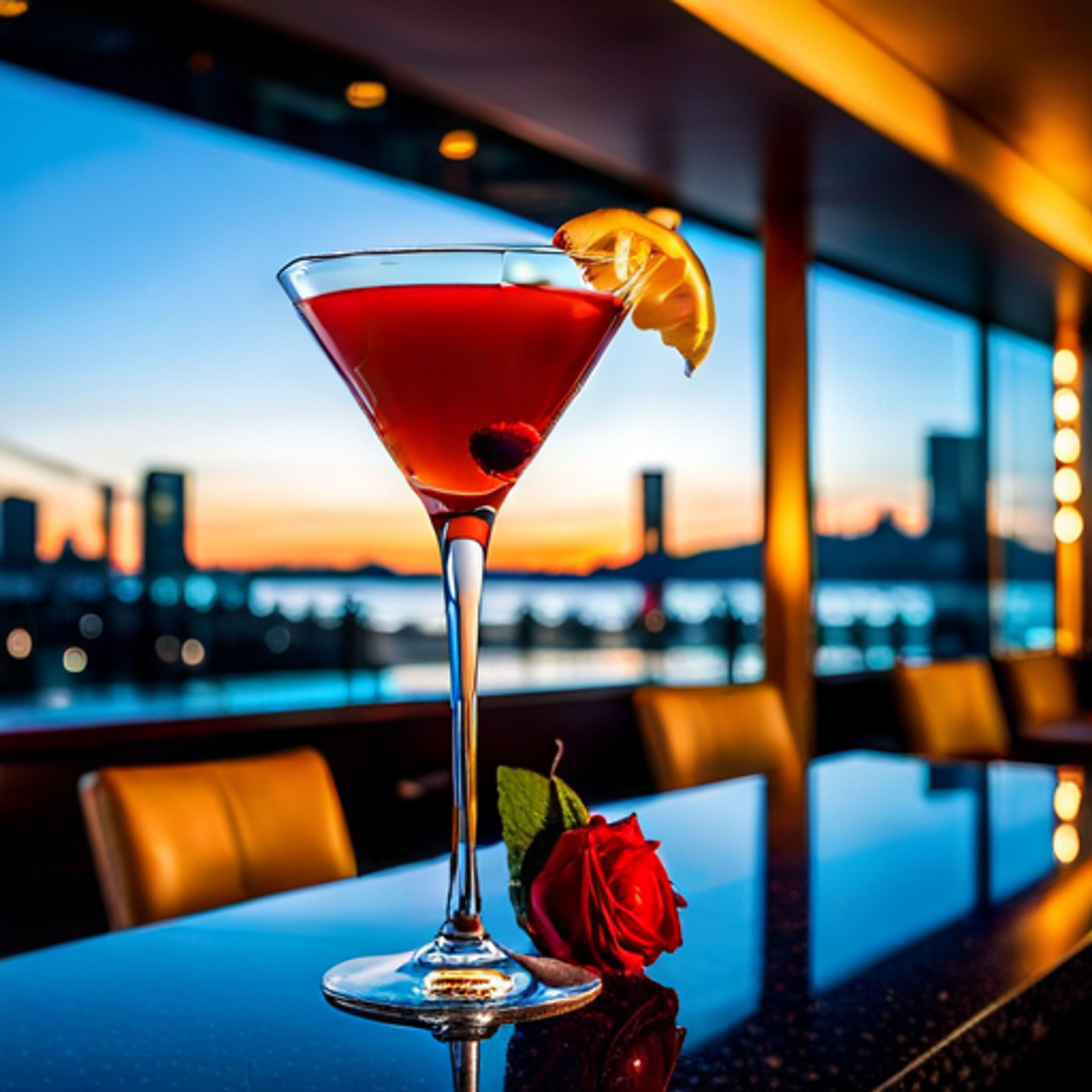 Starlight Serenade, sophisticated and refreshing cocktail
