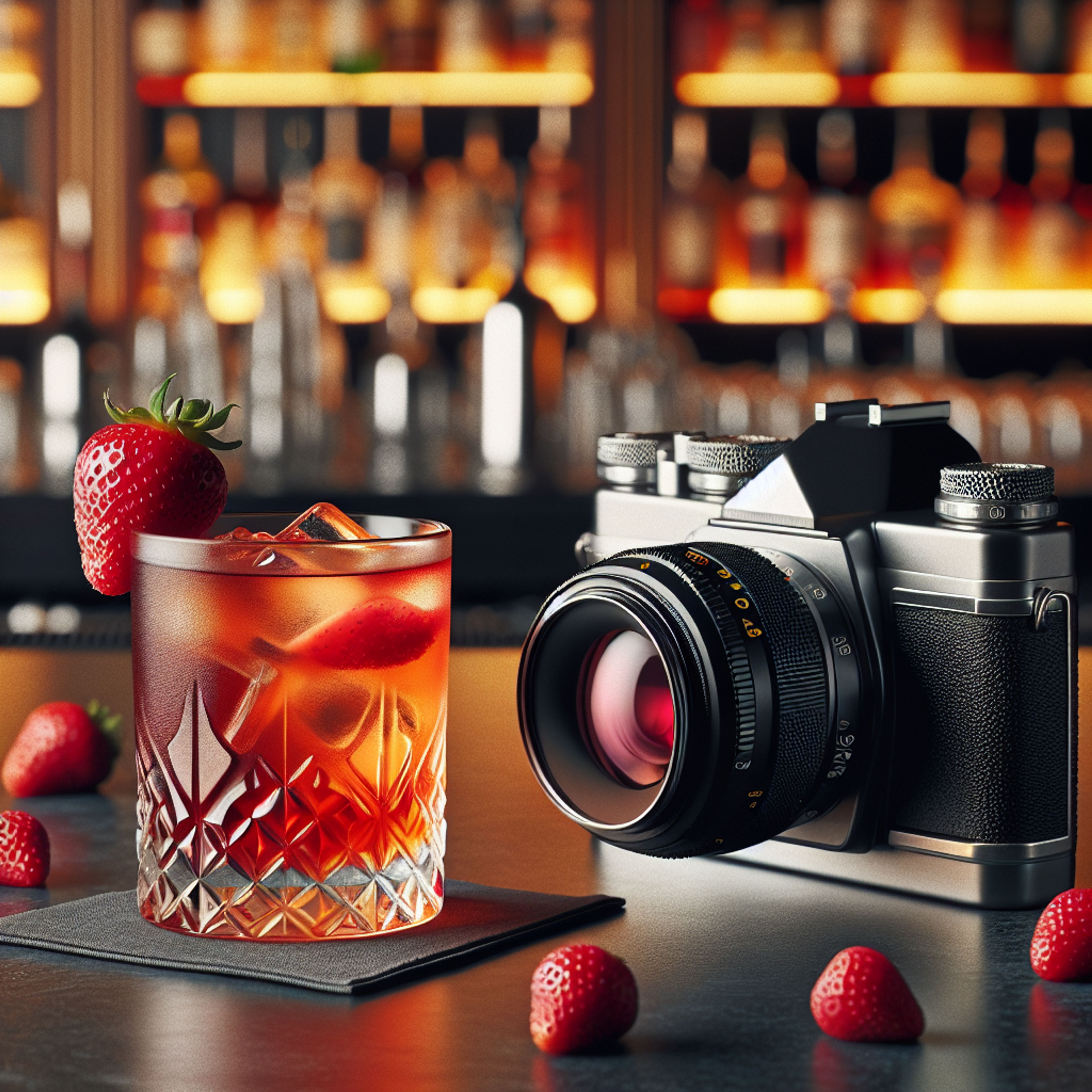 Strawberry Sunset Boulevardier, Delightful twist on classic ...
