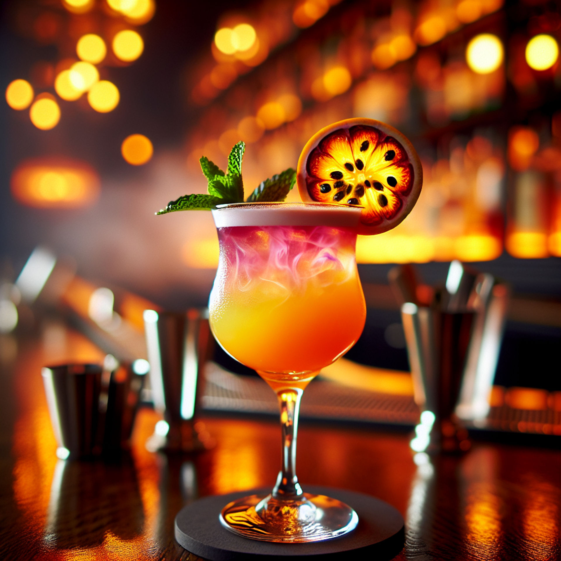 Sunrise Solstice, Vibrant and refreshing tropical cocktail for summer ...