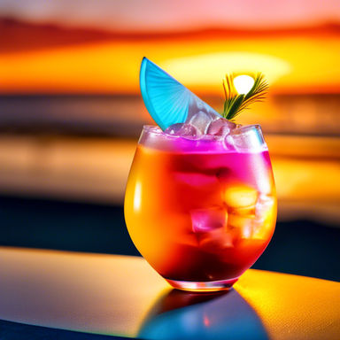 Sunrise Solstice, Refreshing and colorful cocktail for summer solstice ...