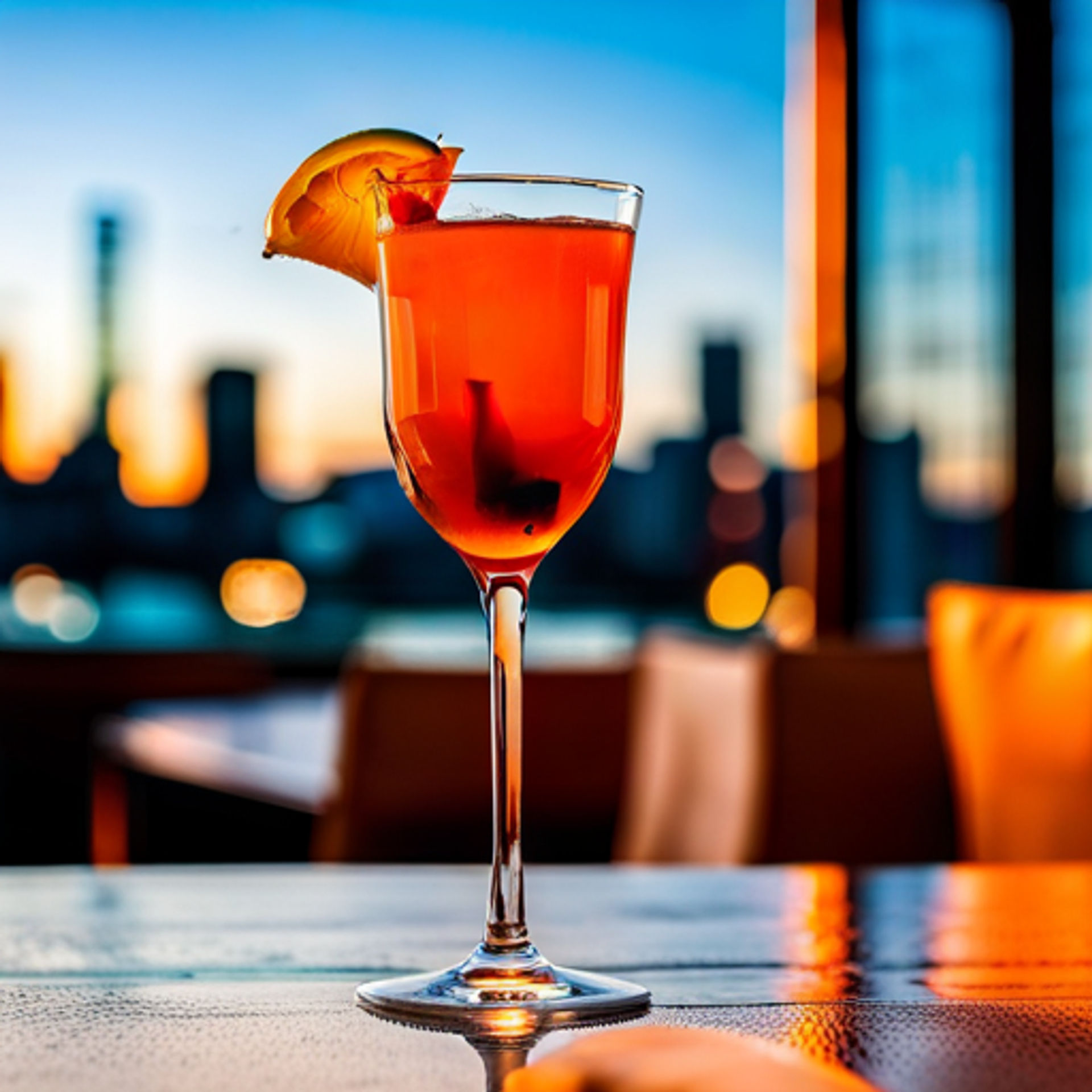 Sunset Clove Citrus Sour, Sunset Clove Citrus Sour cocktail with ...