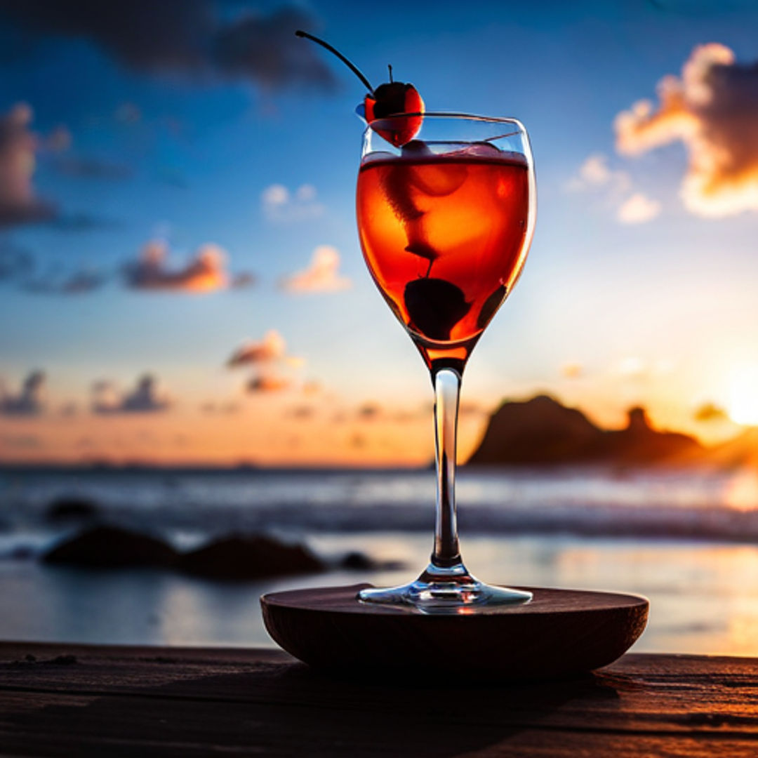 Sunset Serenade, A harmonious blend of smoky, sweet, and bitter notes