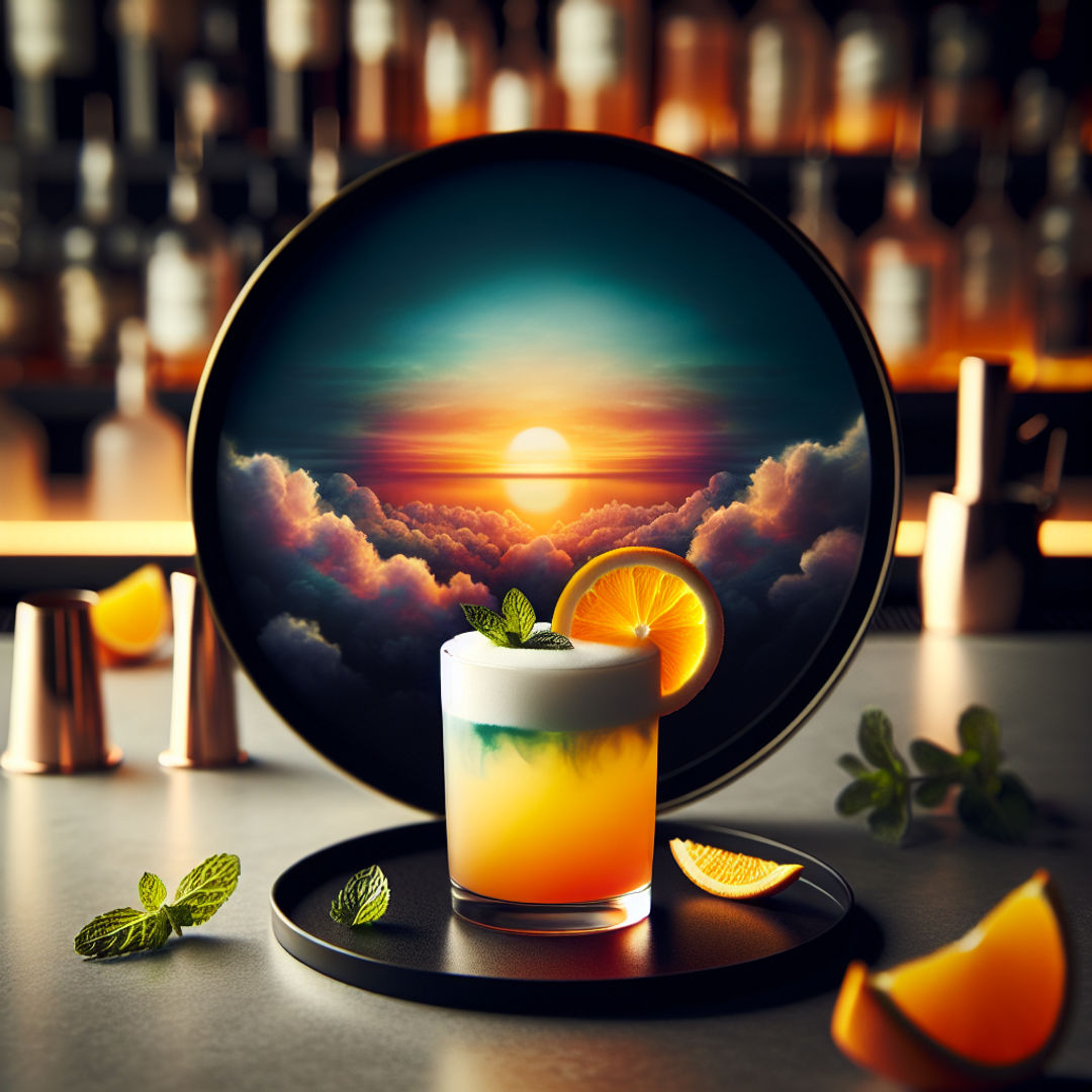 Sunset Sorbet Mocktail, Refreshing, tangy mocktail with orange and ...