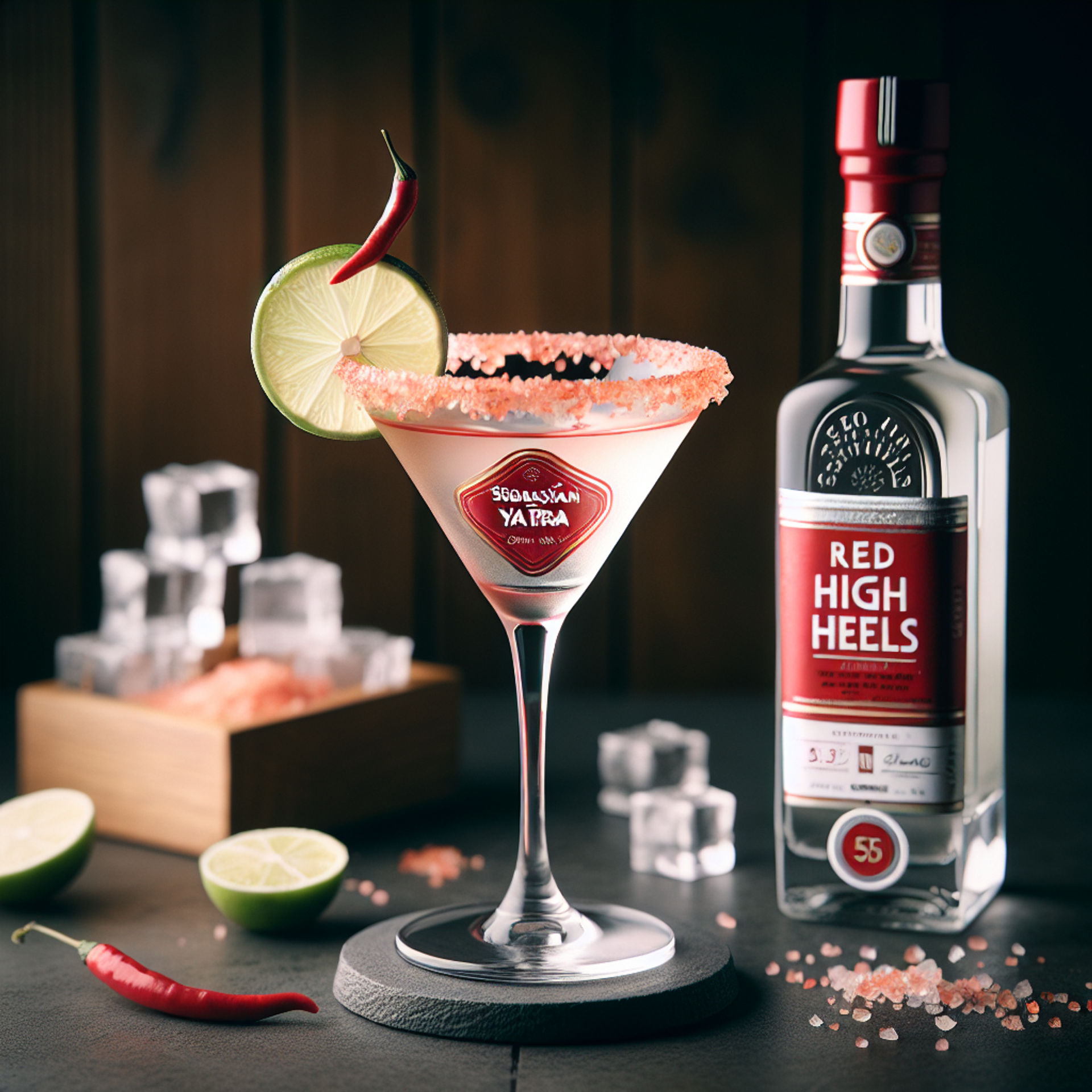 Tacones Rojos Tropical Twist, Vibrant cocktail inspired by 'Tacones ...