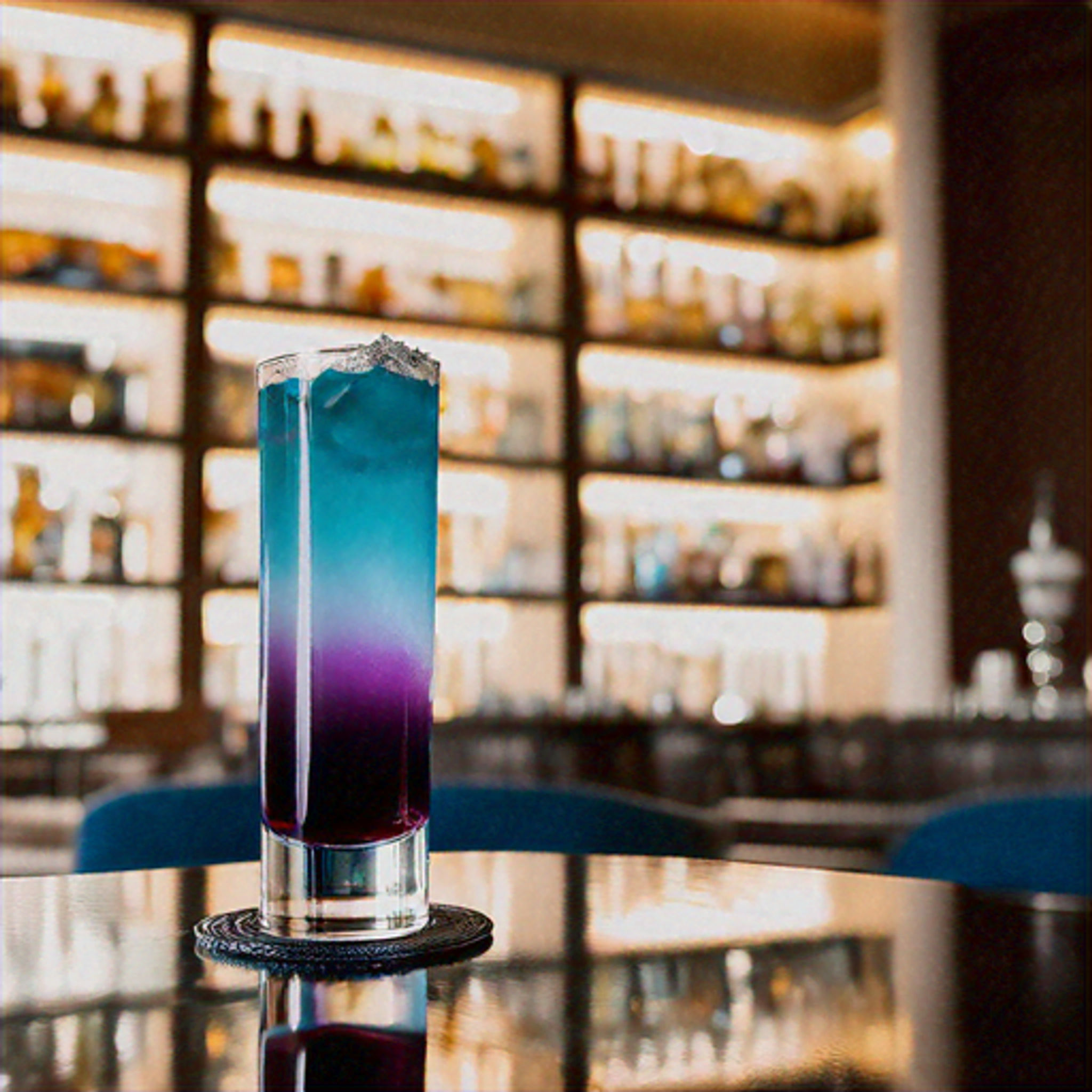 Tartarus Elixir, Cosmic cocktail inspired by mythic figures Cronus and ...