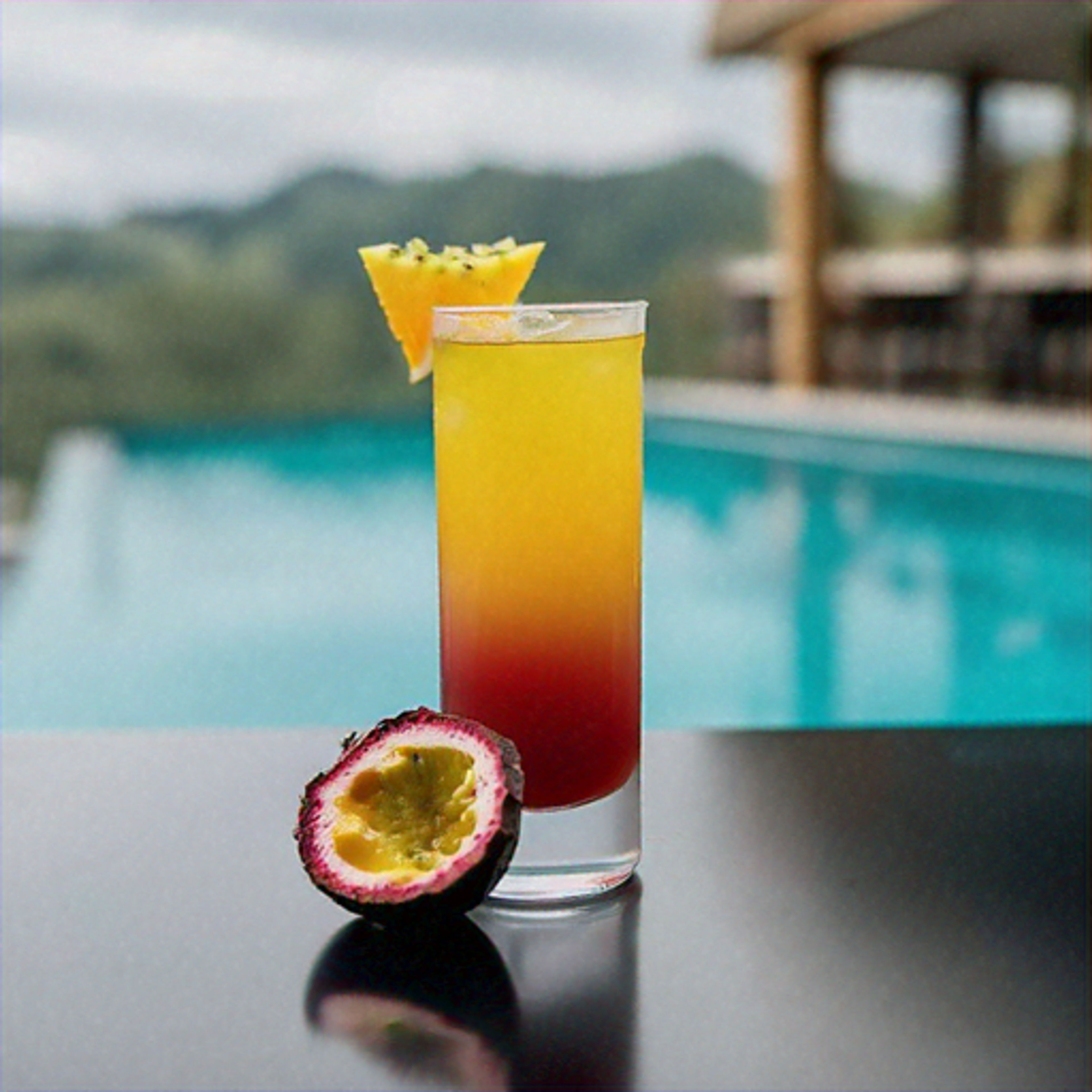 Tequila Summer Splash, Refreshing tropical cocktail for the end of summer