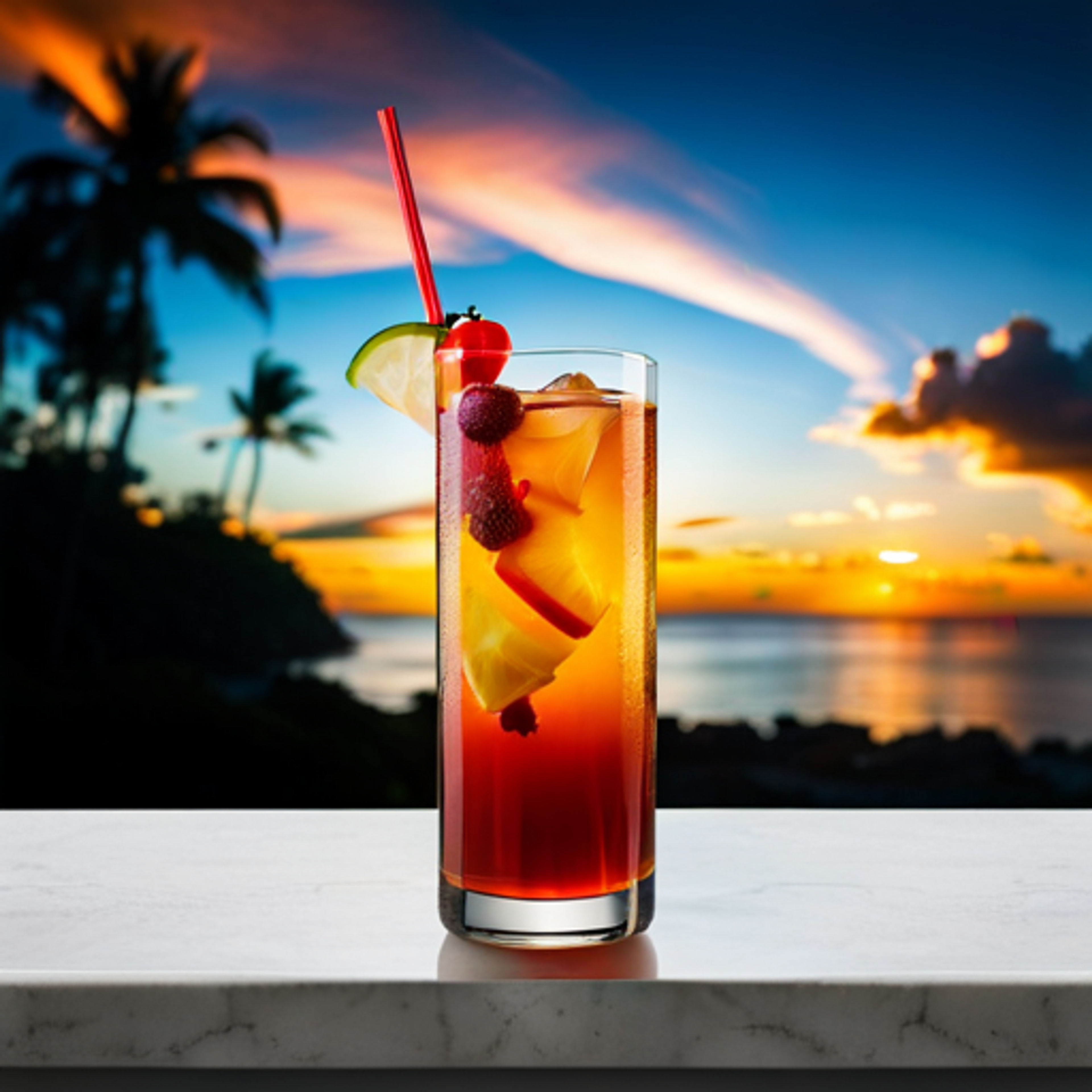 Tropic Noir Elixir, Daring blend of overproof rums, Cynar, lime, ginger ...