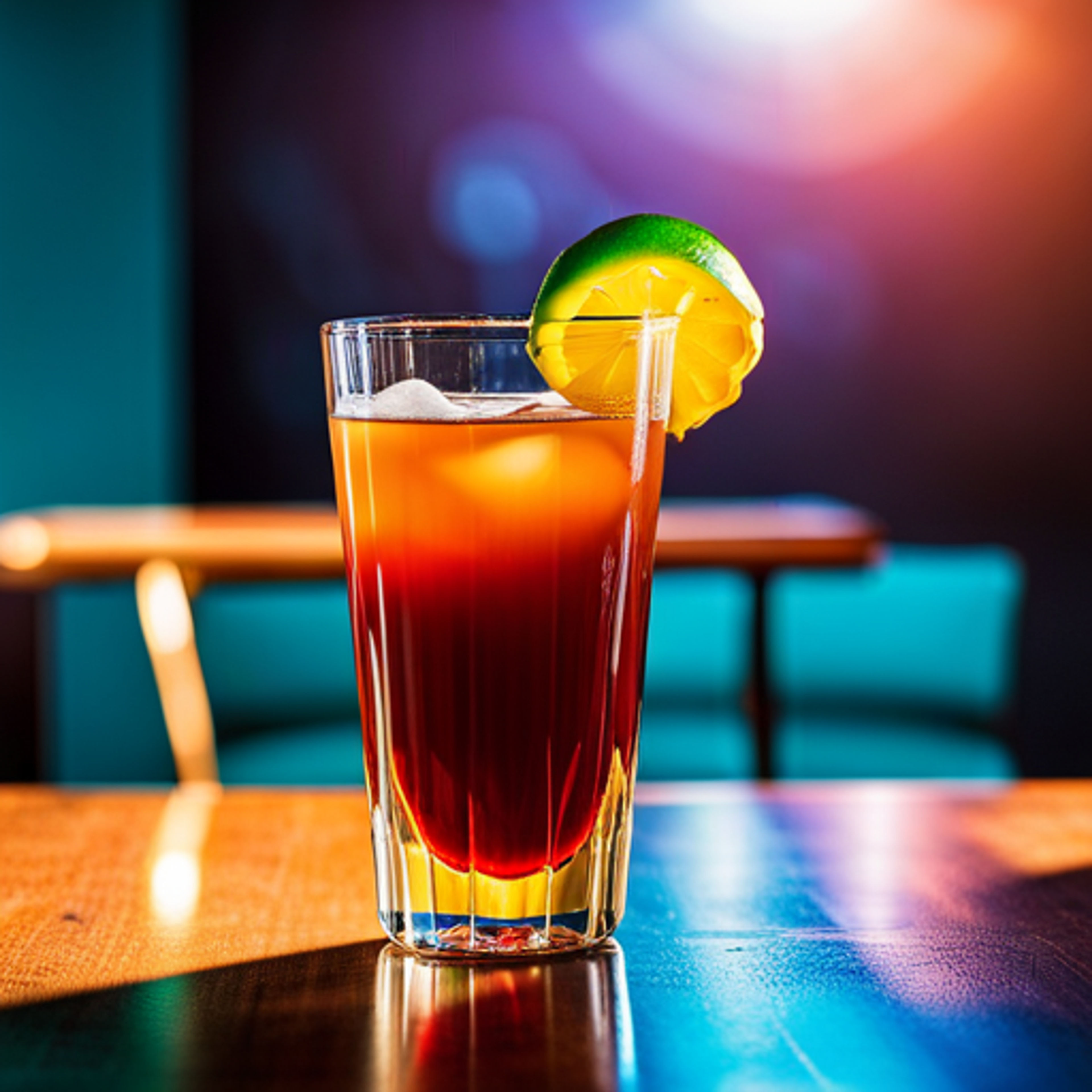 Tropical Alchemy, Innovative stirred cocktail with Jamaican rum and ...