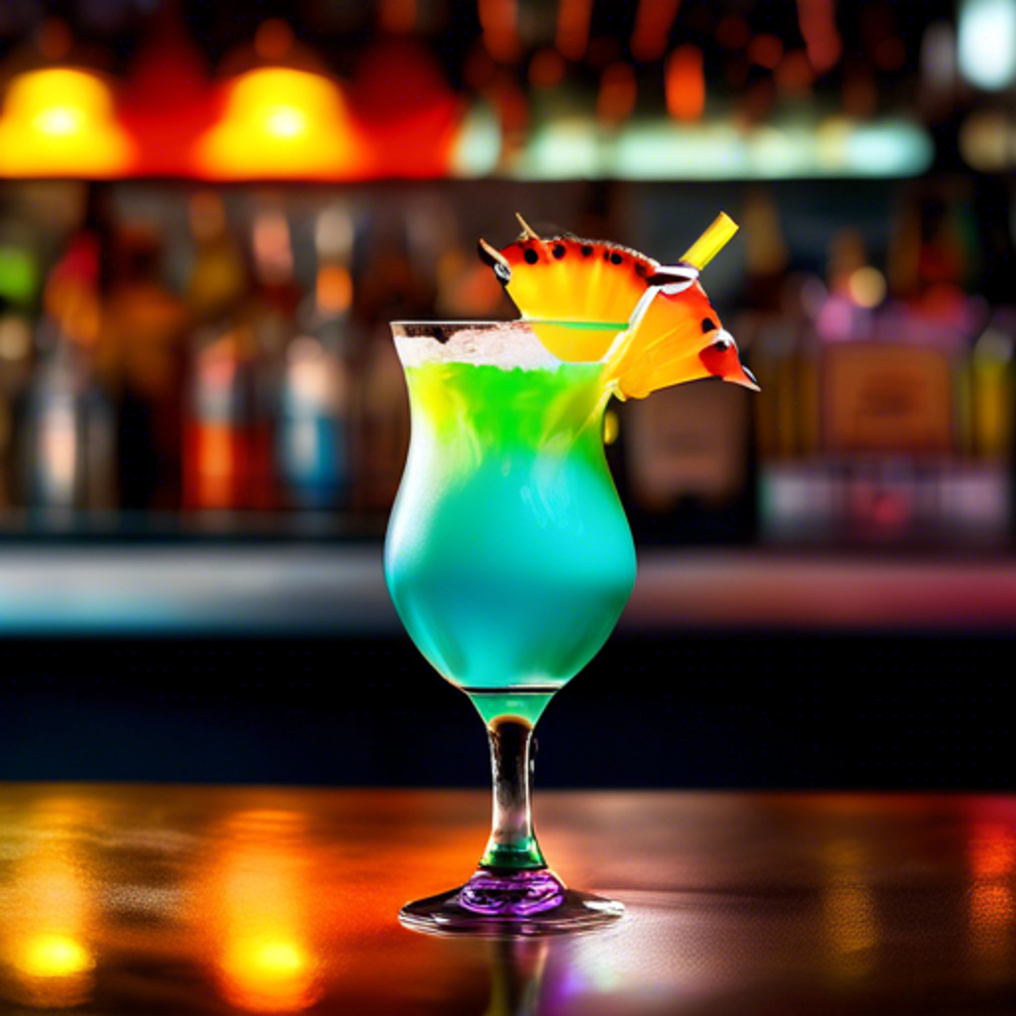 Tropical Brew Fusion, Bold and refreshing Tropical Brew Fusion cocktail