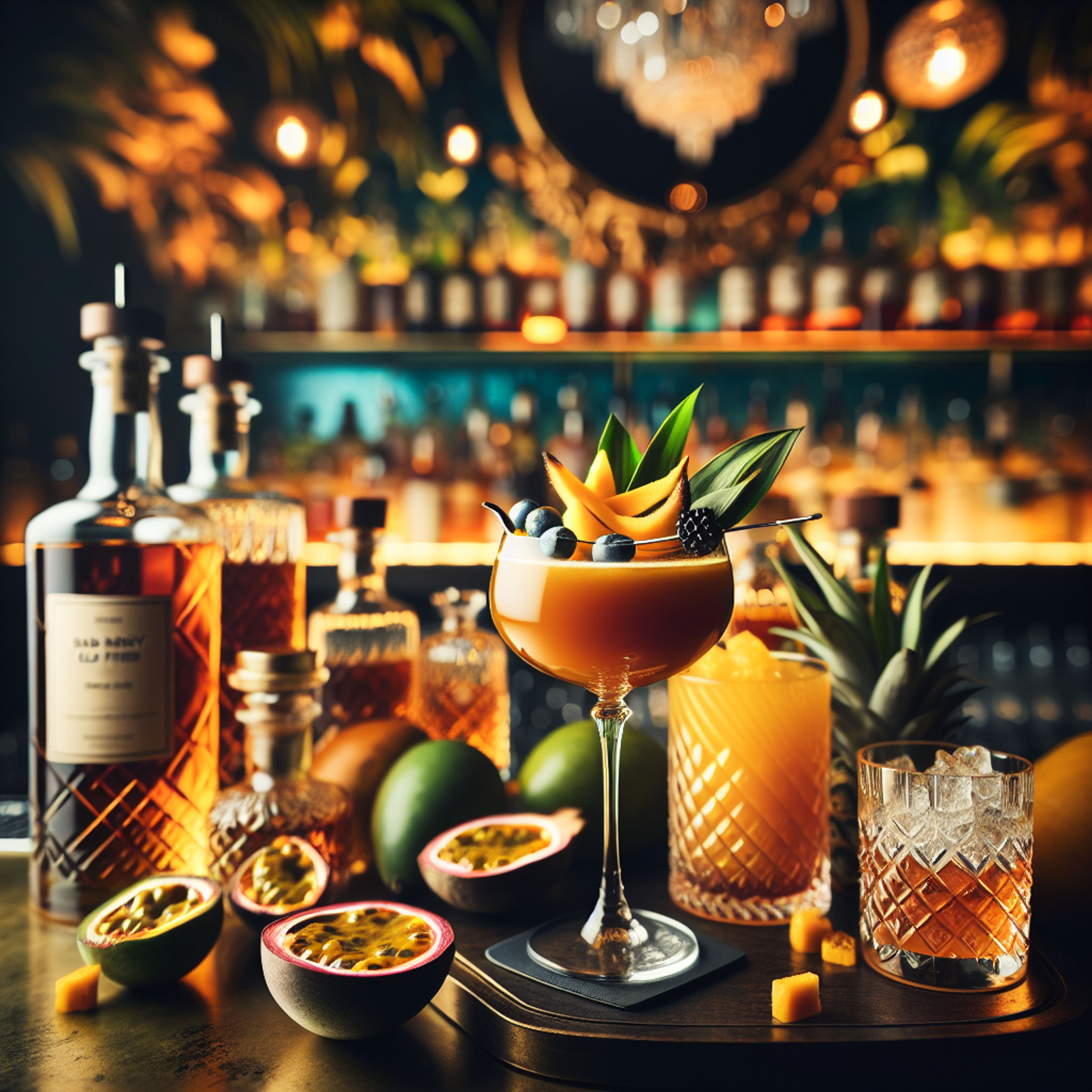 Tropical Dandy Old Fashioned, Exotic twist on classic Old Fashioned ...