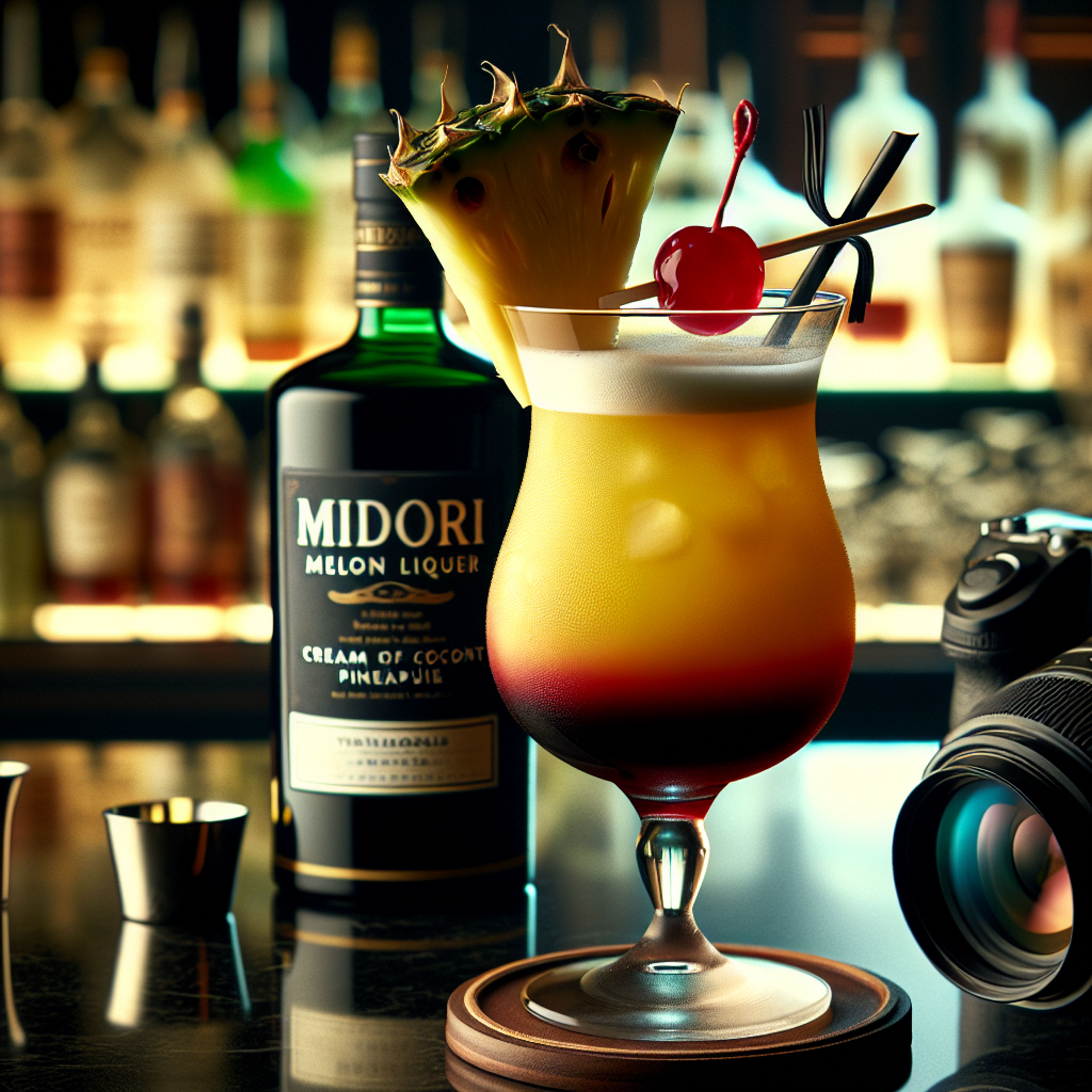 Tropical Vanilla Breeze, A smooth and luscious cocktail with tropical ...