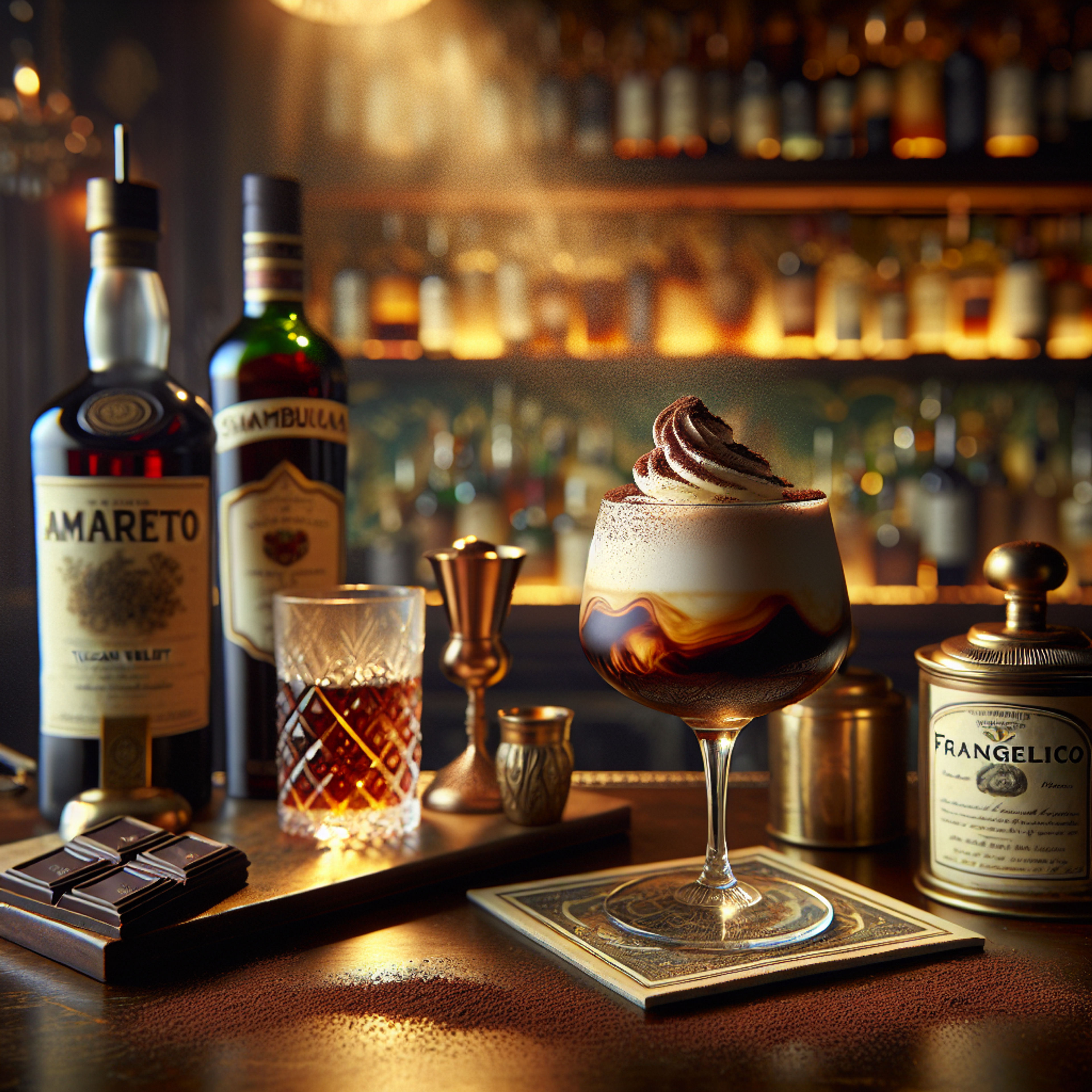 Tuscan Velvet, Luxurious blend of Italian liqueurs and cream, heavy and ...