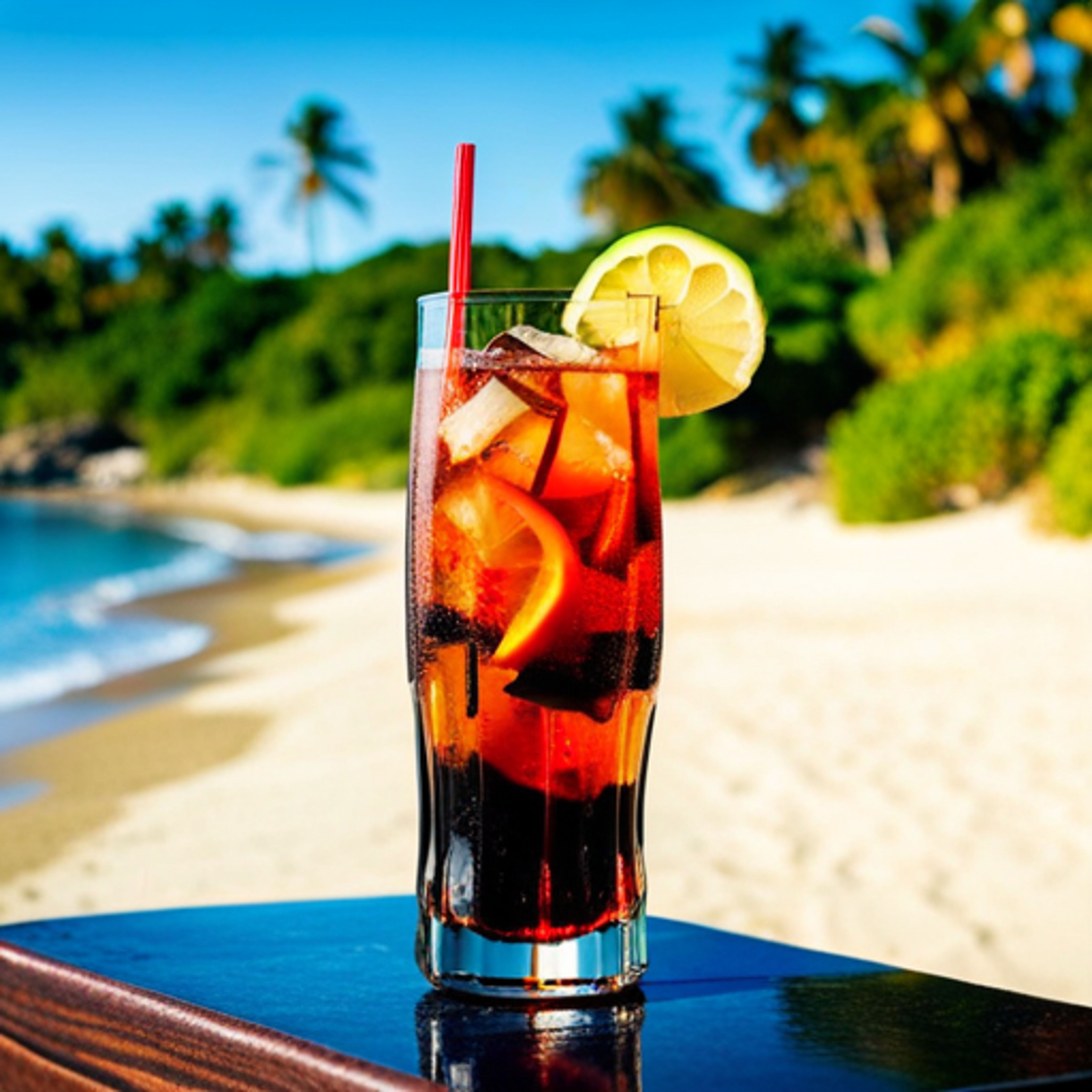 Twilight Fizz, Unique, sparkling creation with Coca Cola Zero