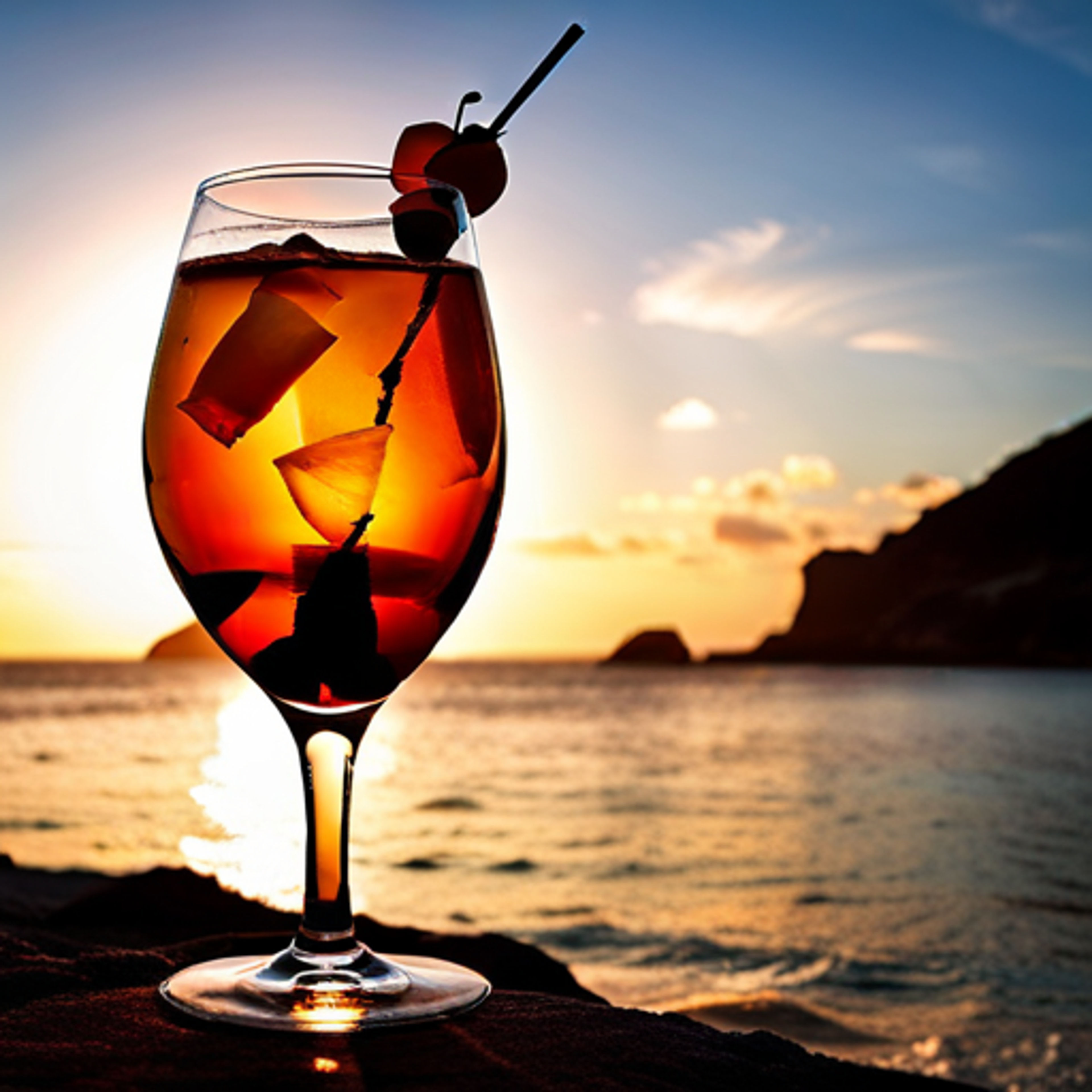 Twilight Harbor, Twilight Harbor cocktail with homemade ingredients