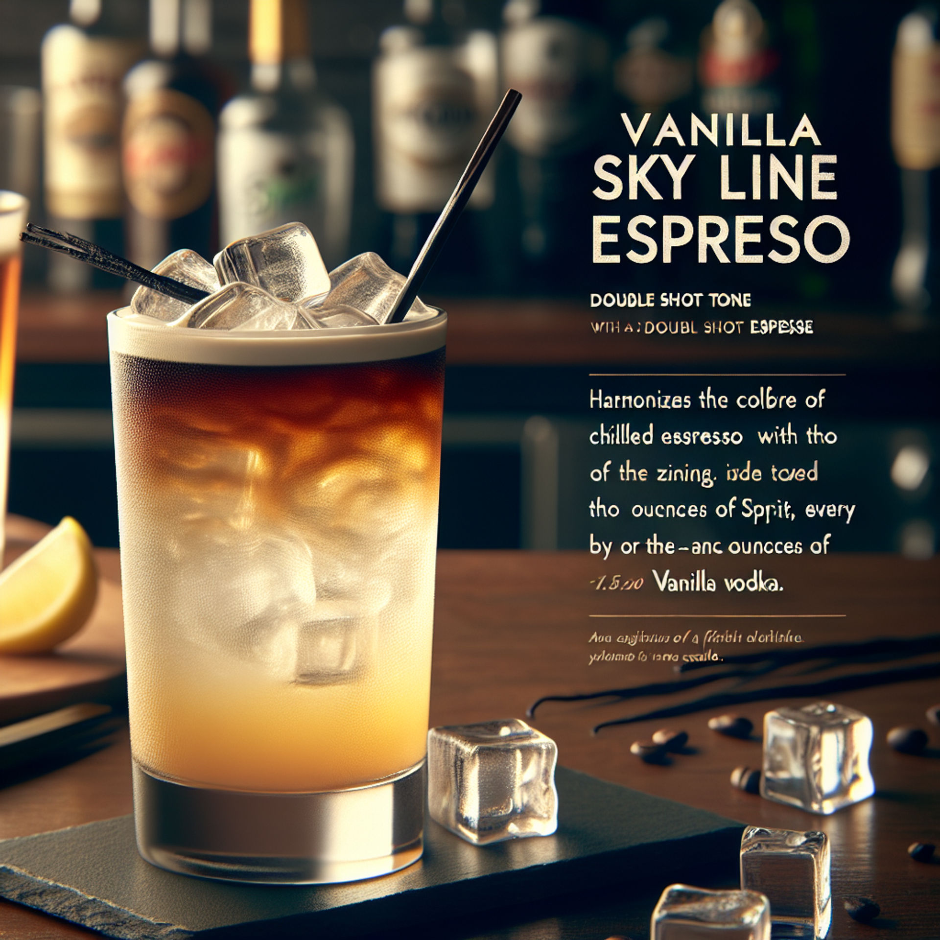 Vanilla Skyline Espresso, Espresso, vanilla vodka, Sprite - a ...