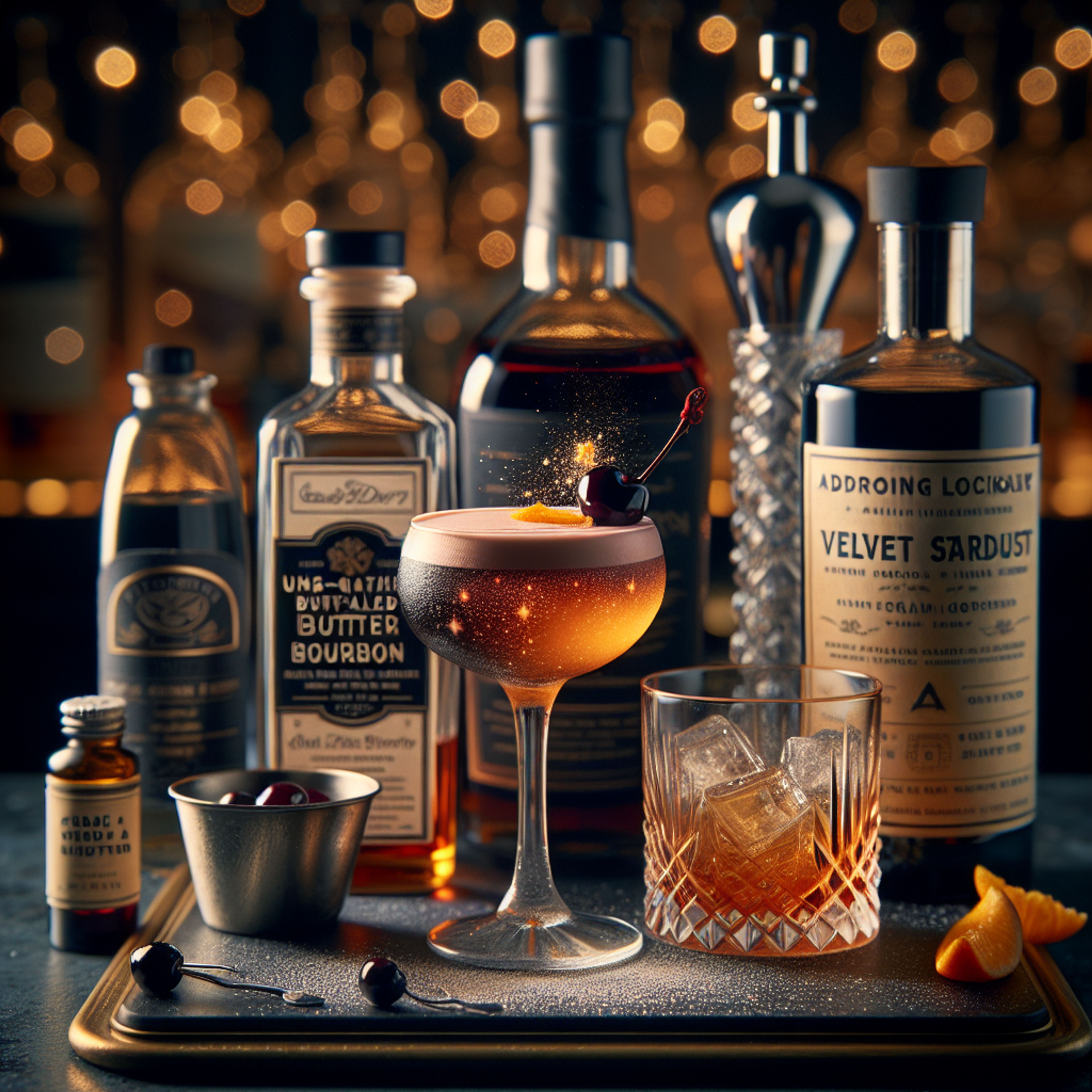 Velvet Stardust, Celestial-inspired cocktail with velvety texture and ...
