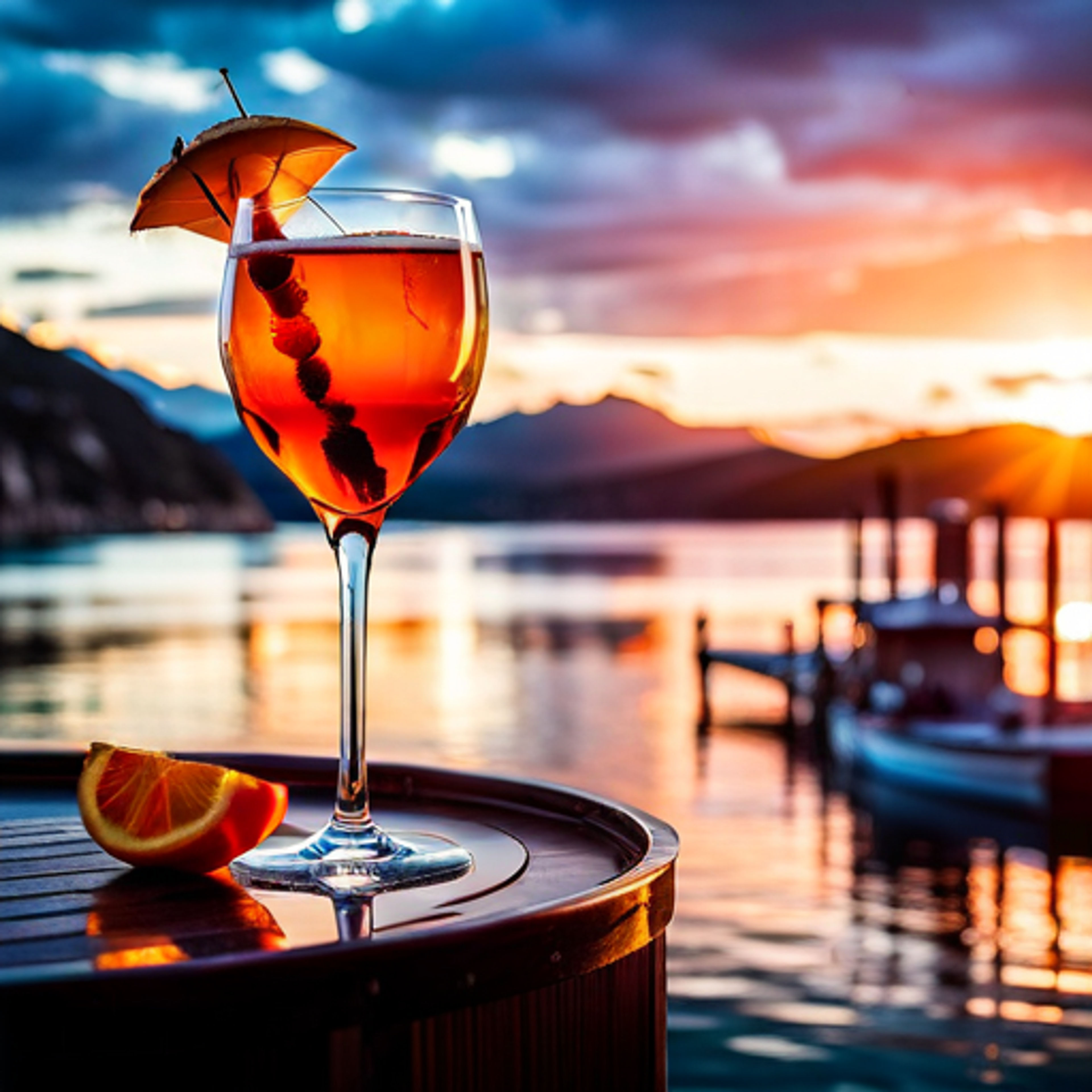 Velvet Sunset Spritz, Sumptuous twist on classic Aperol Spritz with ...