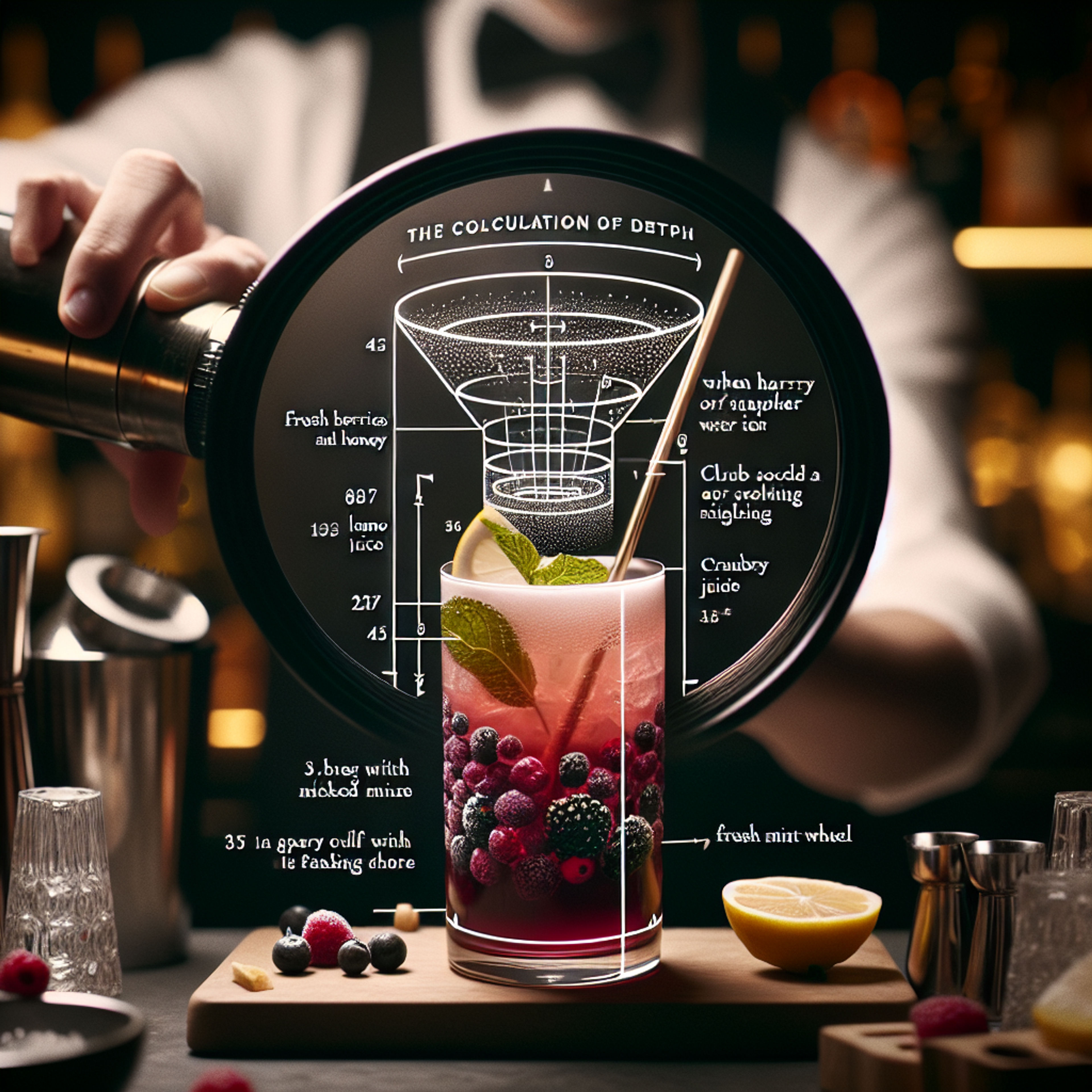 When Harry Met Berry Fizz, Mocktail inspired by 'When Harry Met Sally'