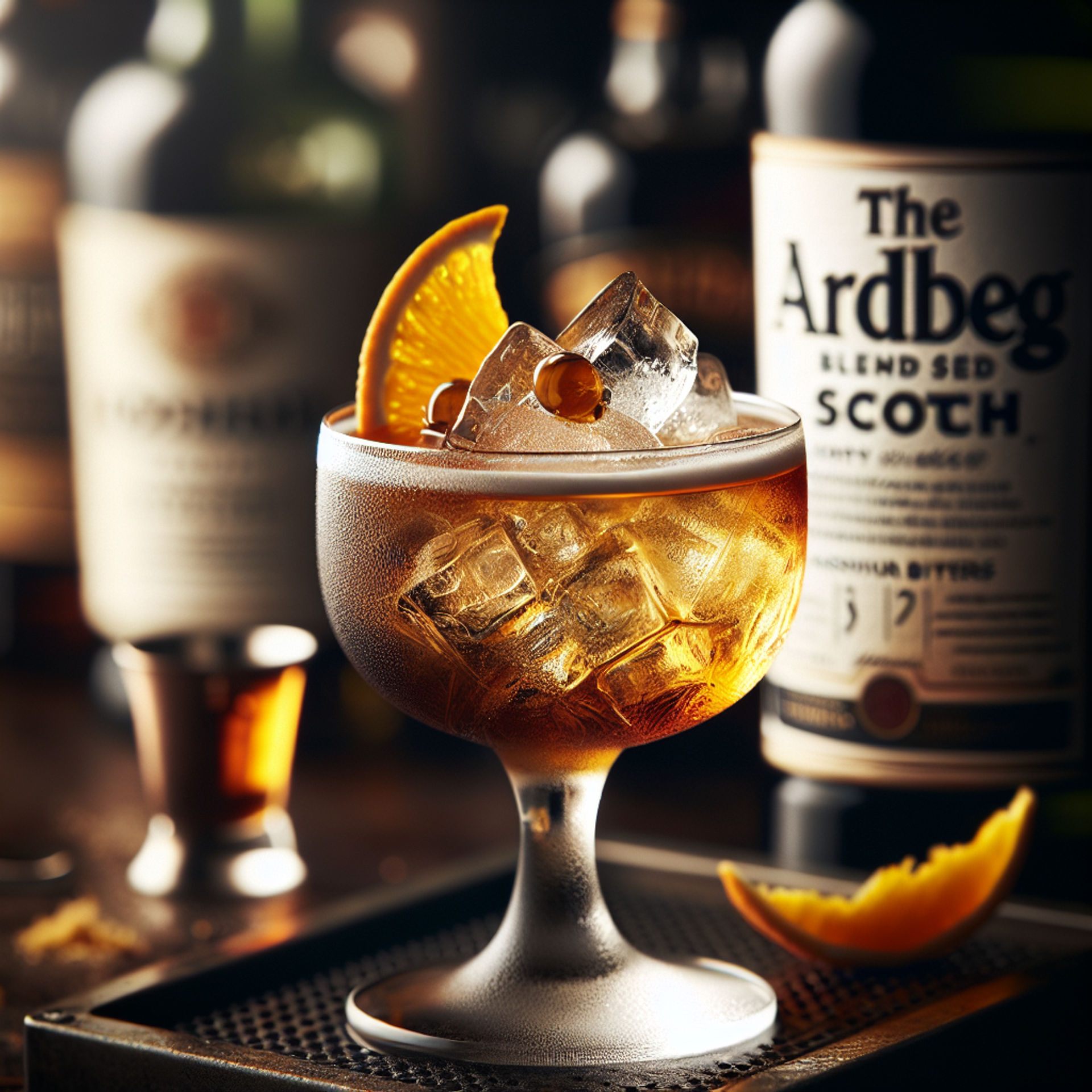 Whiskey Mirage, Complex, smoky-sweet cocktail with Scotch, Irish ...