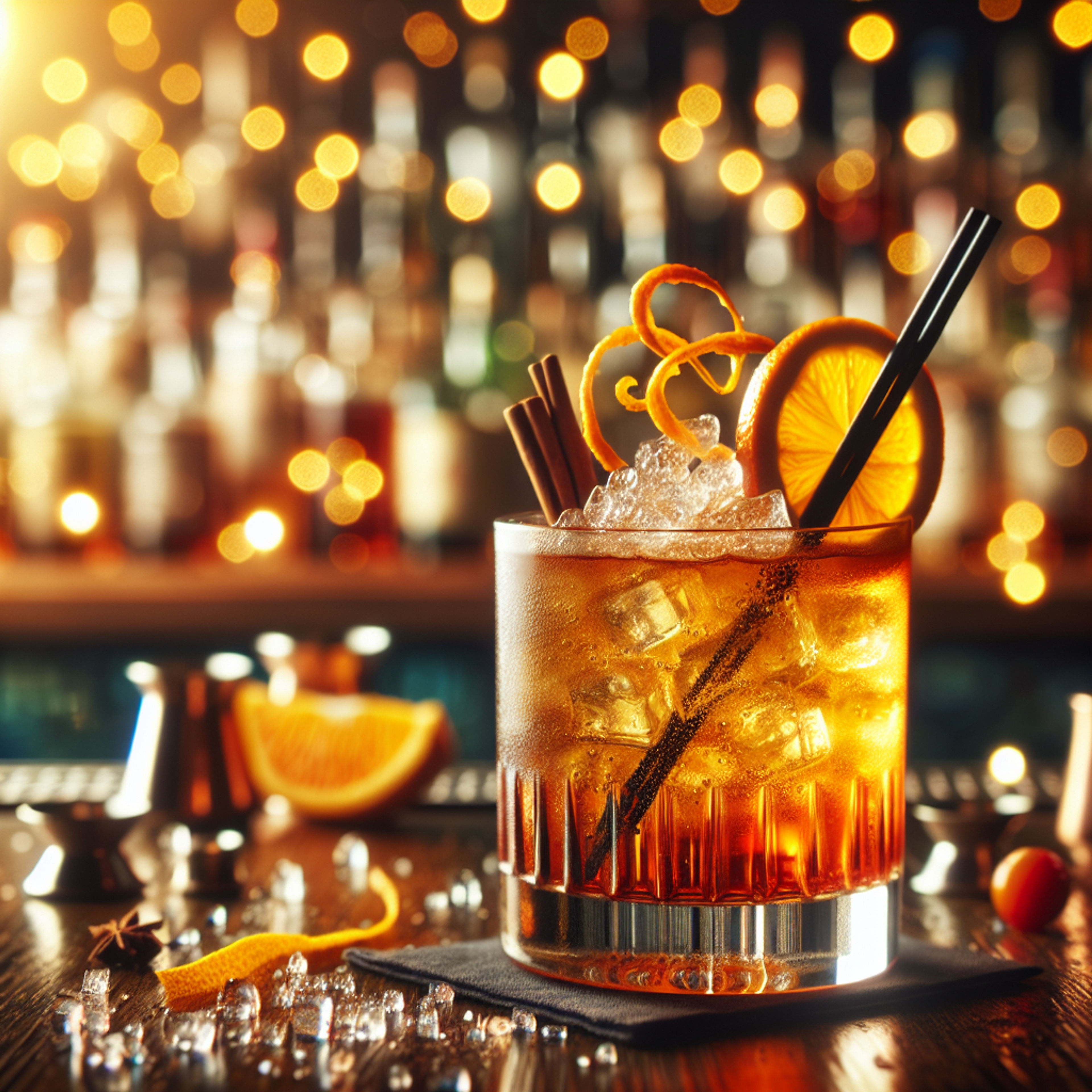 Whiskey Solar Flare, Vibrant, refreshing whiskey cocktail with citrus ...