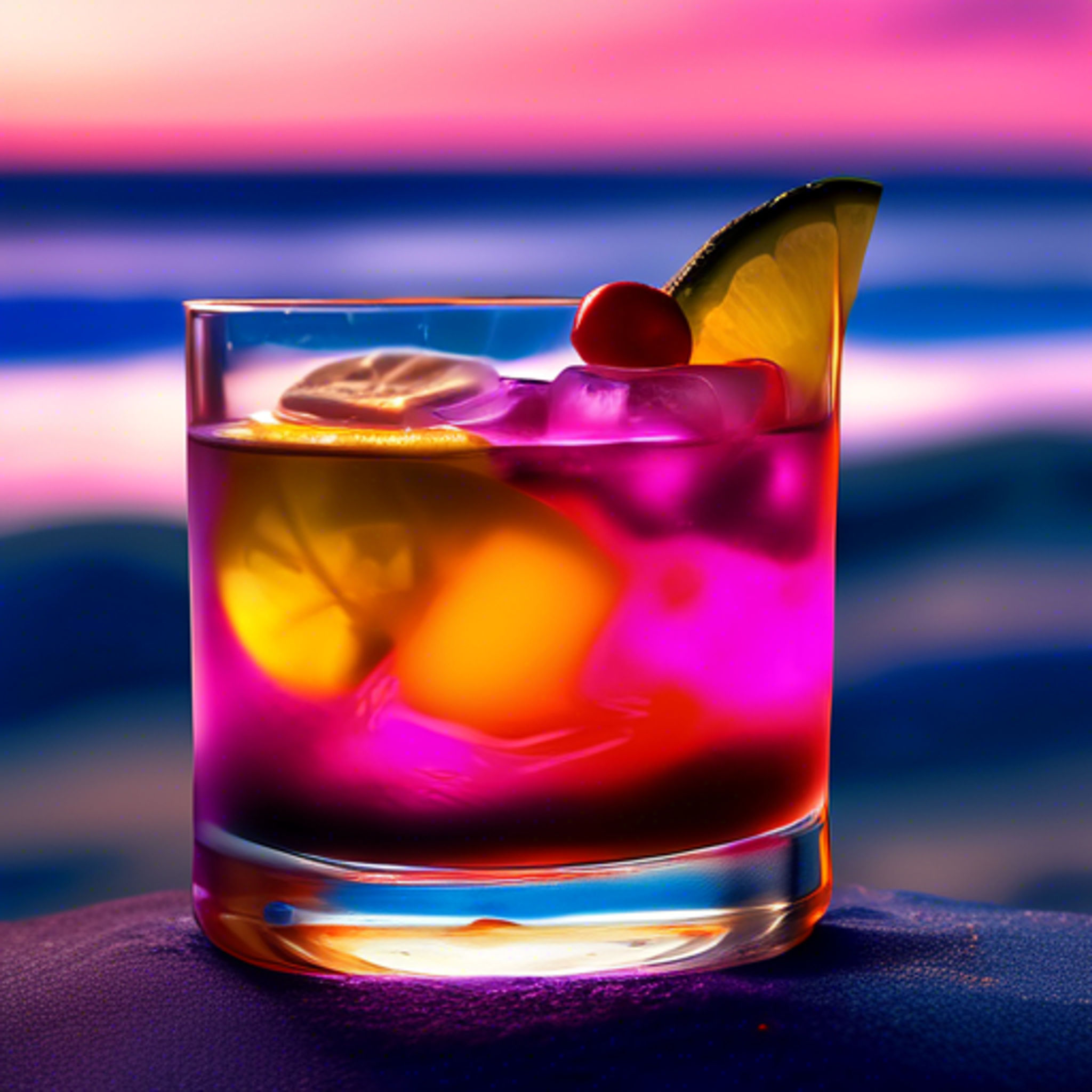 Whiskey Twilight, Sultry, semi-sweet cocktail with rye whiskey ...