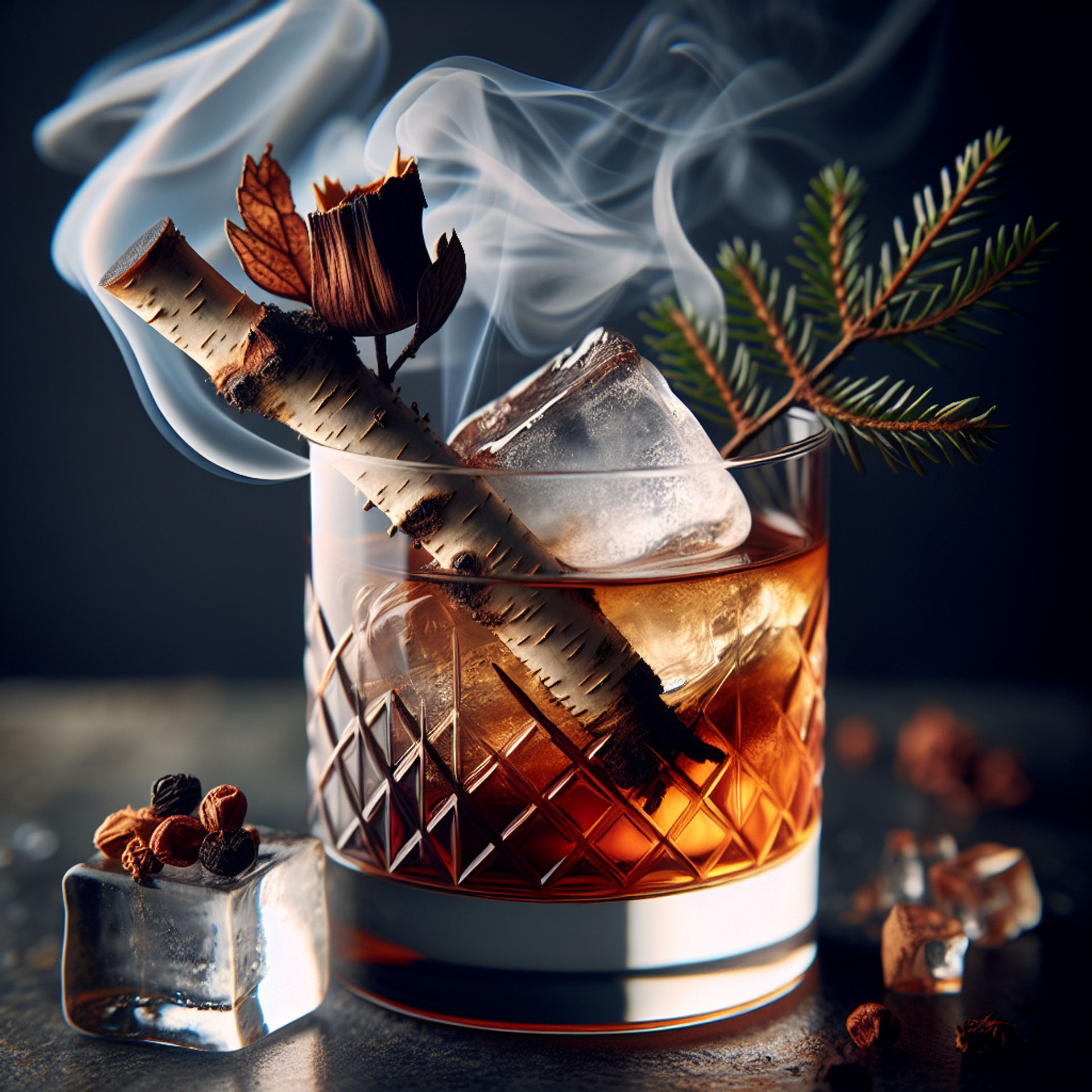 Whispering Wilderness, Bourbon, vermouth, sarsaparilla, Averna ...