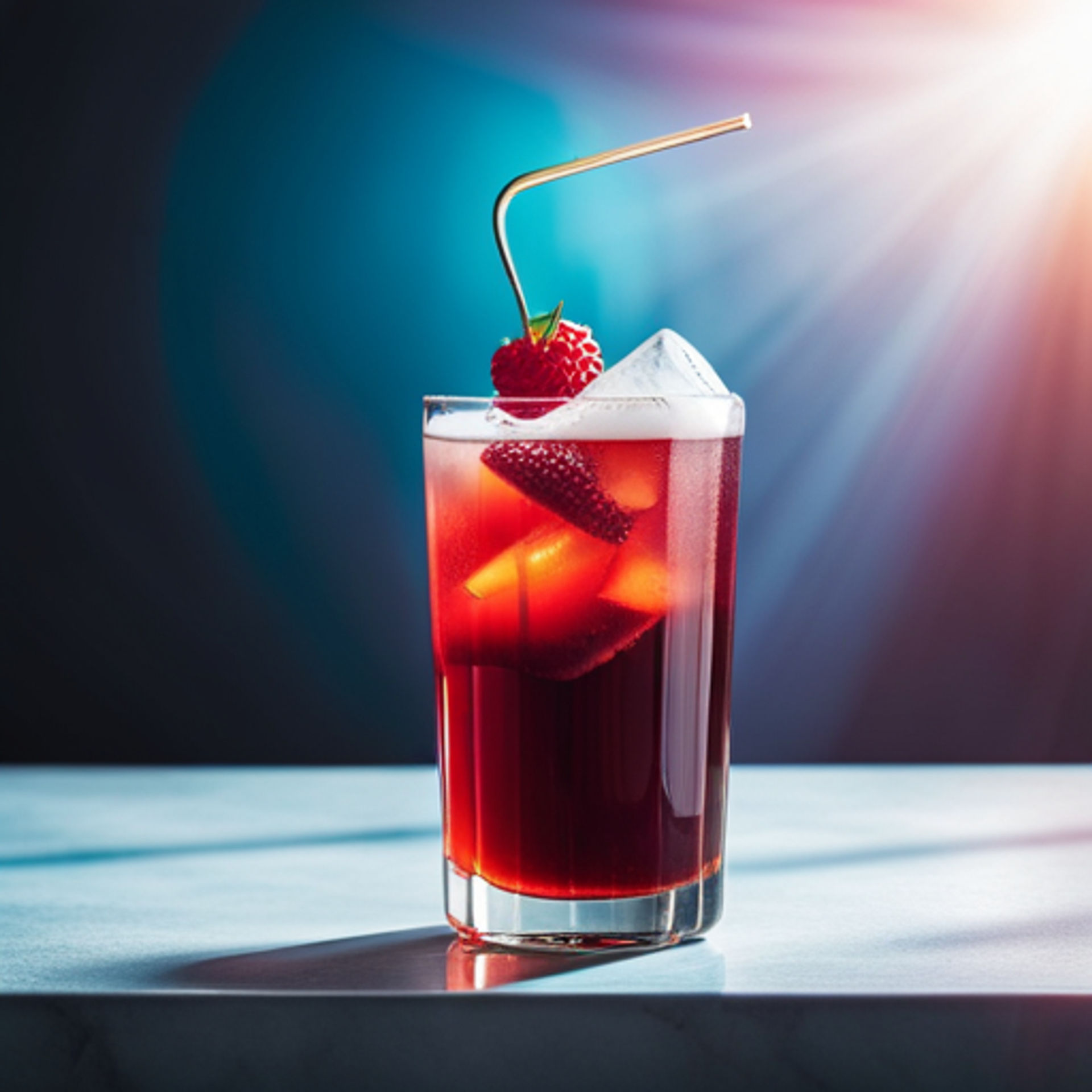 Winter Berry Brewed Bliss, Innovative Winter Berry Brewed Bliss cocktail