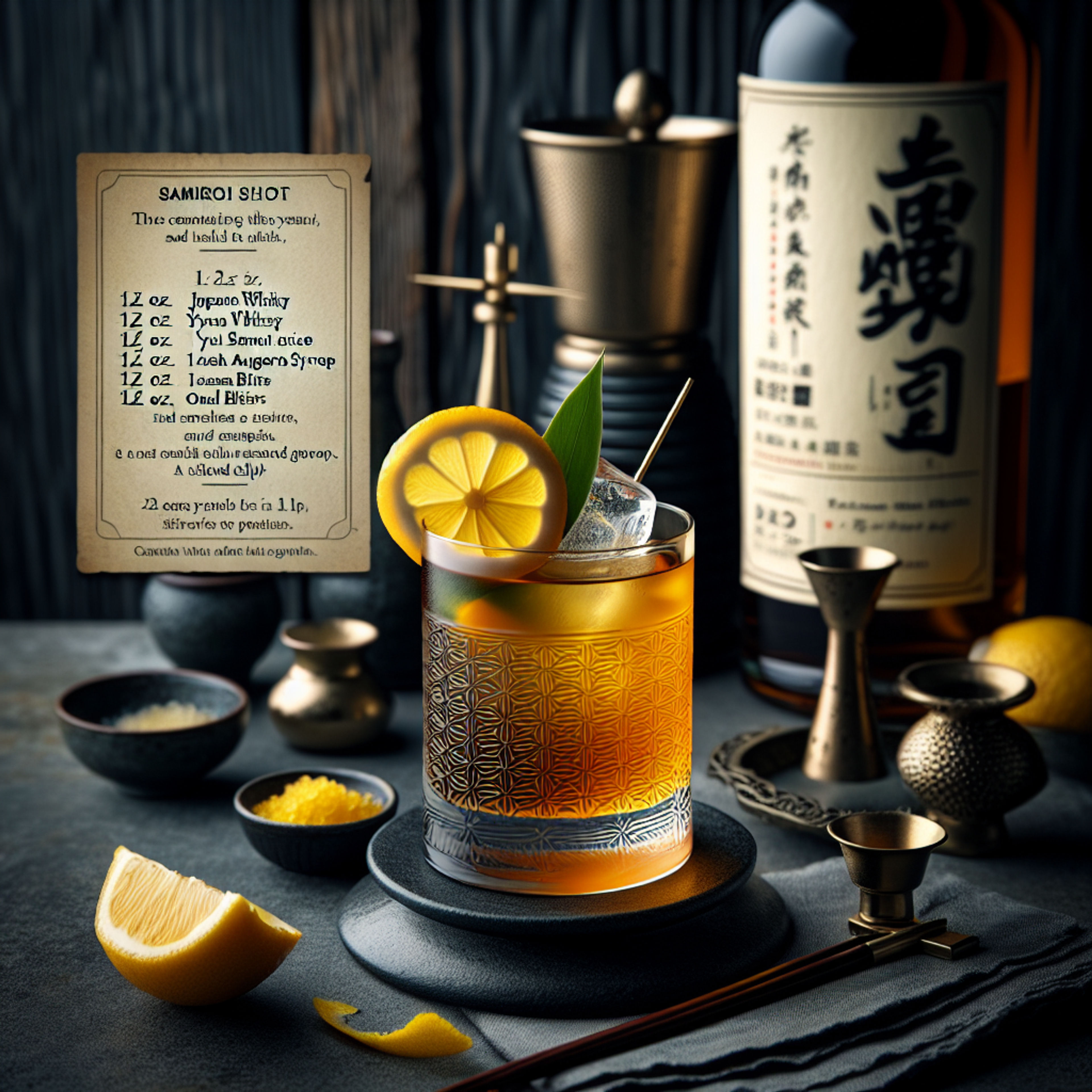 Cocktail Recipes with Japanese Whisky created by AI