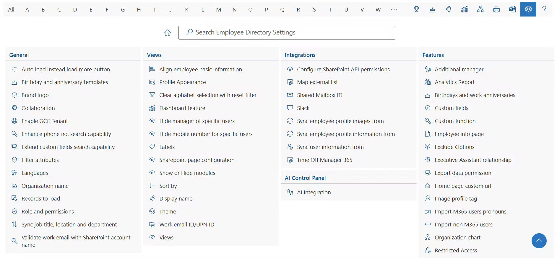 Employee Directory 365 + SharePoint Integration - Apps 365