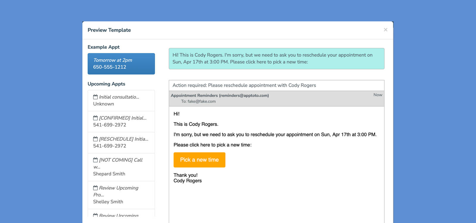 Make Rescheduling Effortless with Apptoto's Appointment Scheduler