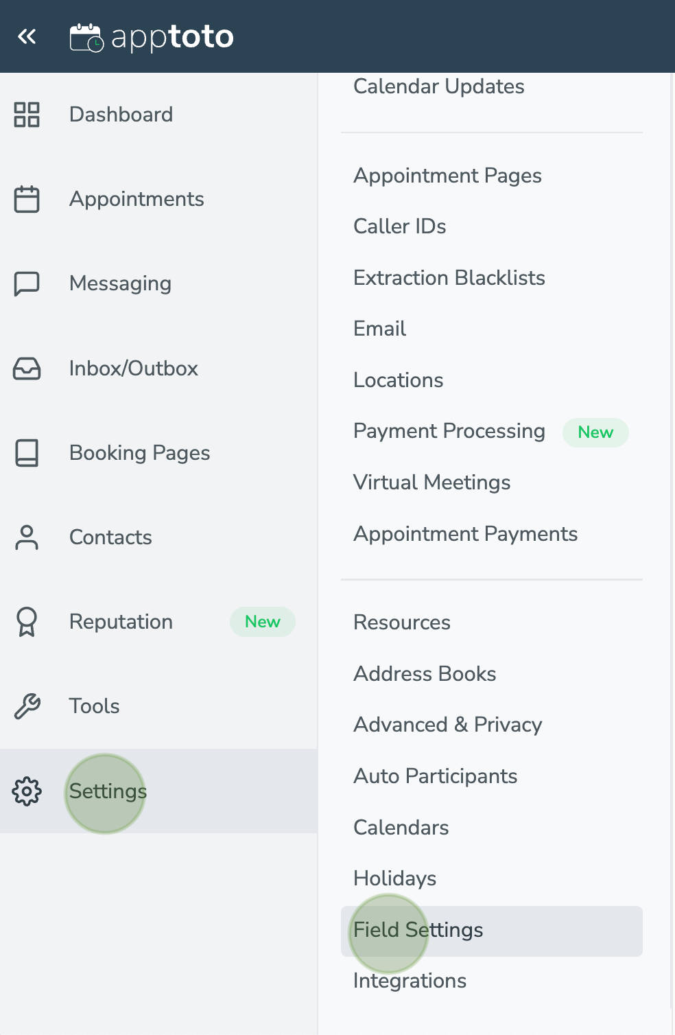 Create and Map Apptoto Fields To Salesforce in a Booking Page