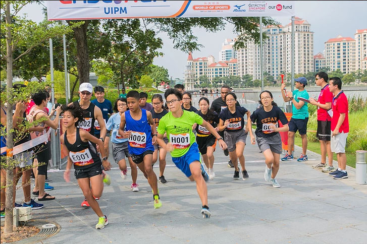 UIPM Global Laser Run City Tour - Singapore 2025 | Apuama
