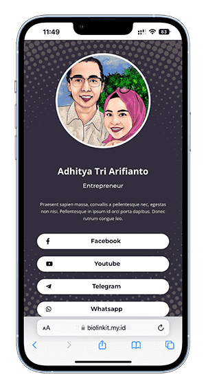 Dosen Biolink: 100 Template Json Bio Link Siap Pakai