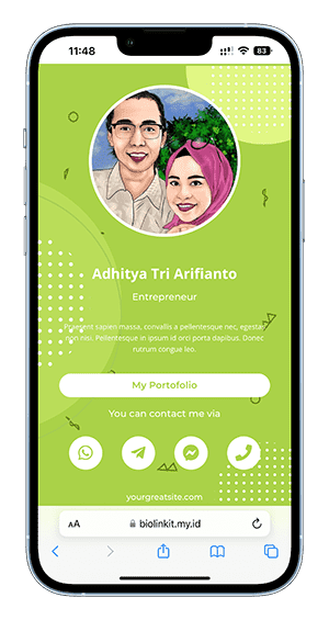 Dosen Biolink: 100 Template Json Bio Link Siap Pakai