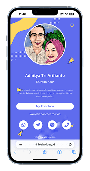 Dosen Biolink: 100 Template Json Bio Link Siap Pakai