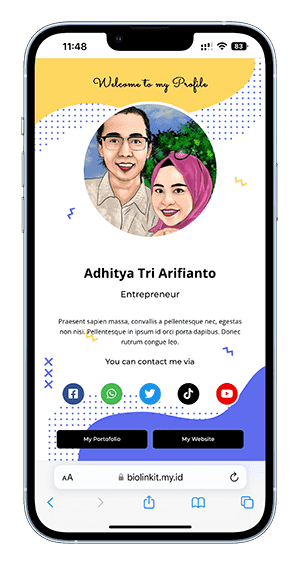 Dosen Biolink: 100 Template Json Bio Link Siap Pakai