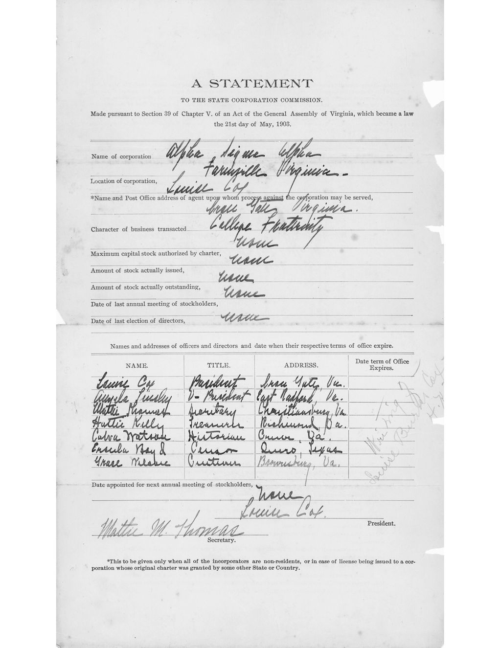 Timeline - Alpha Sigma Alpha